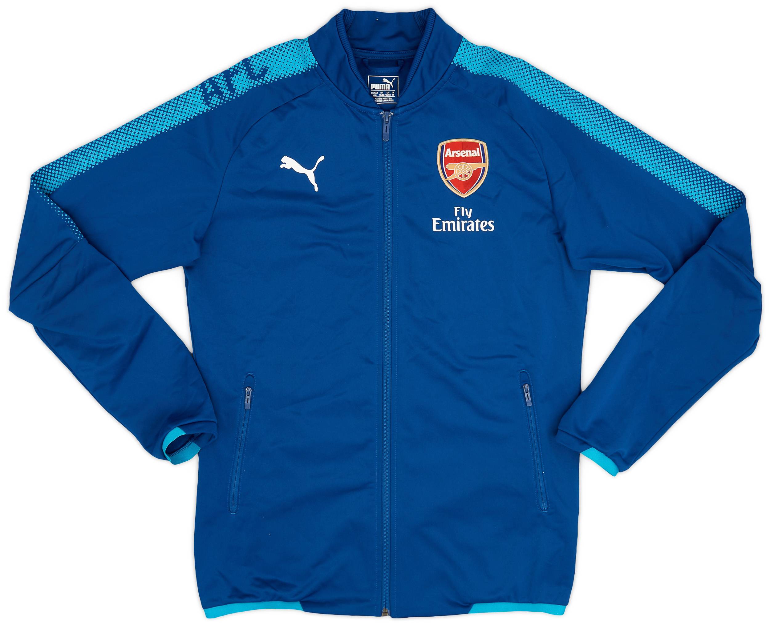 2017-18 Arsenal Puma Track Jacket - 9/10 - (M)