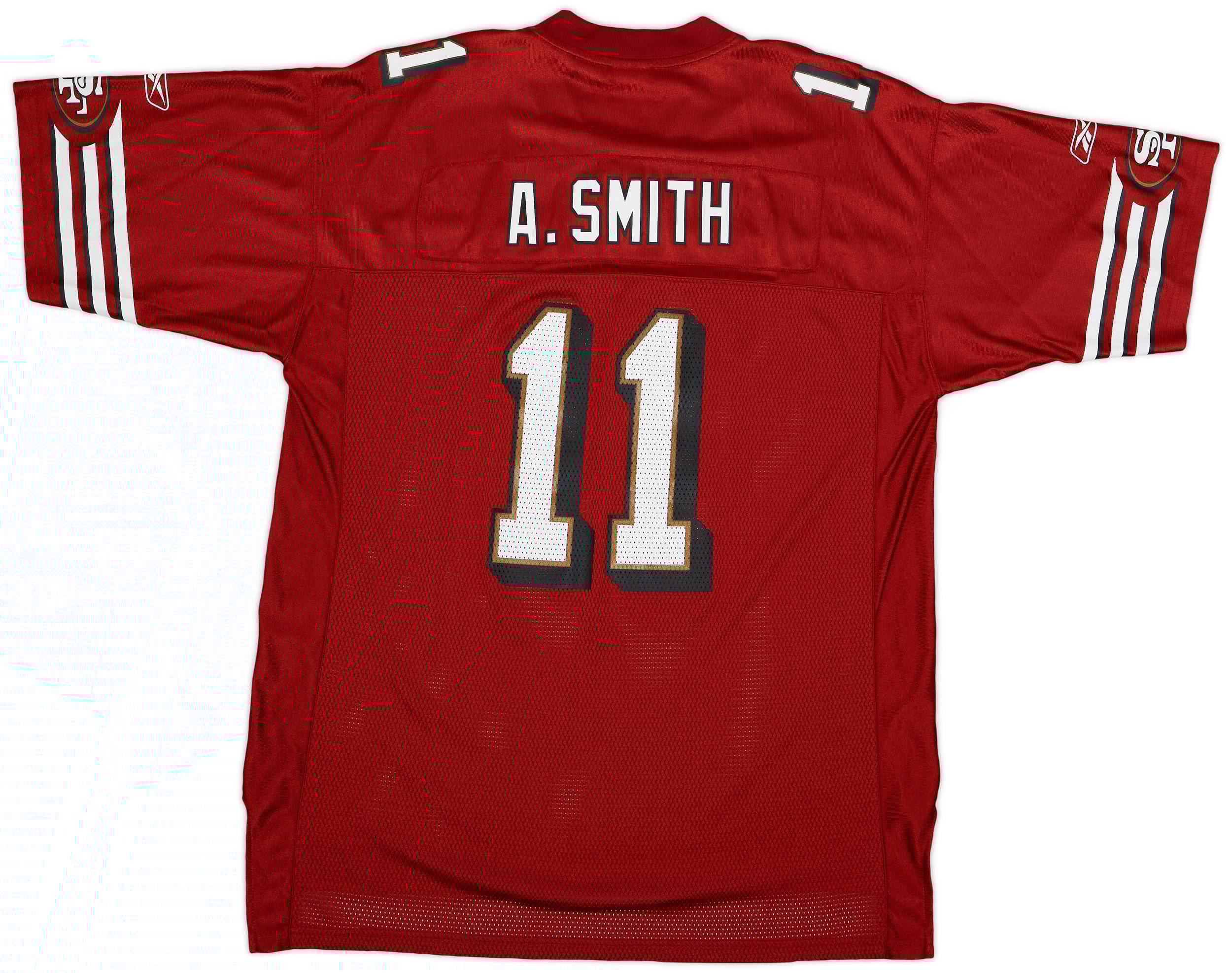 2005-06 San Francisco 49ers A.Smith #11 Reebok On Field Home Jersey - 9 ...