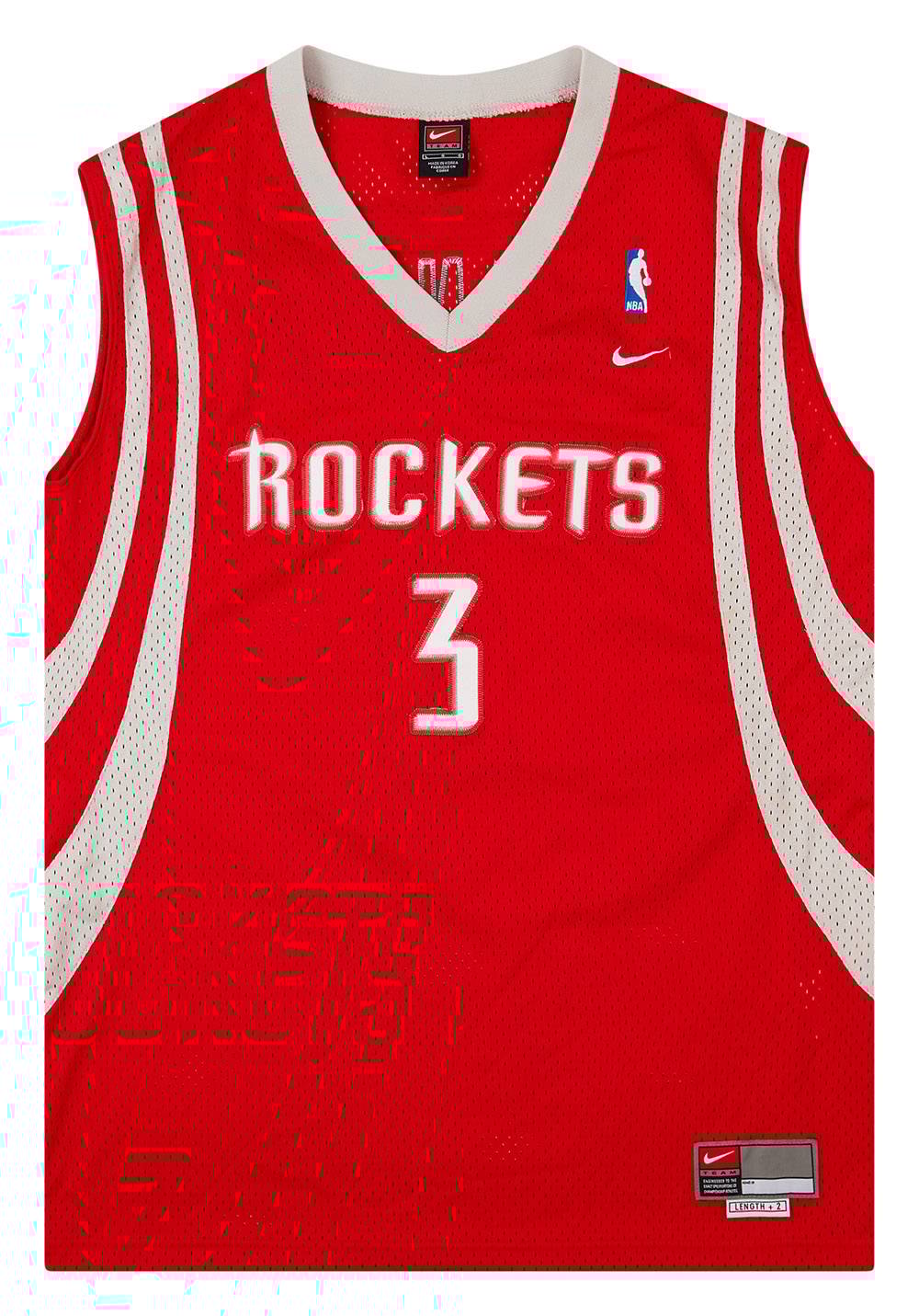 2003-04 Houston Rockets Francis #3 Nike Swingman Away Jersey (Excellent) L