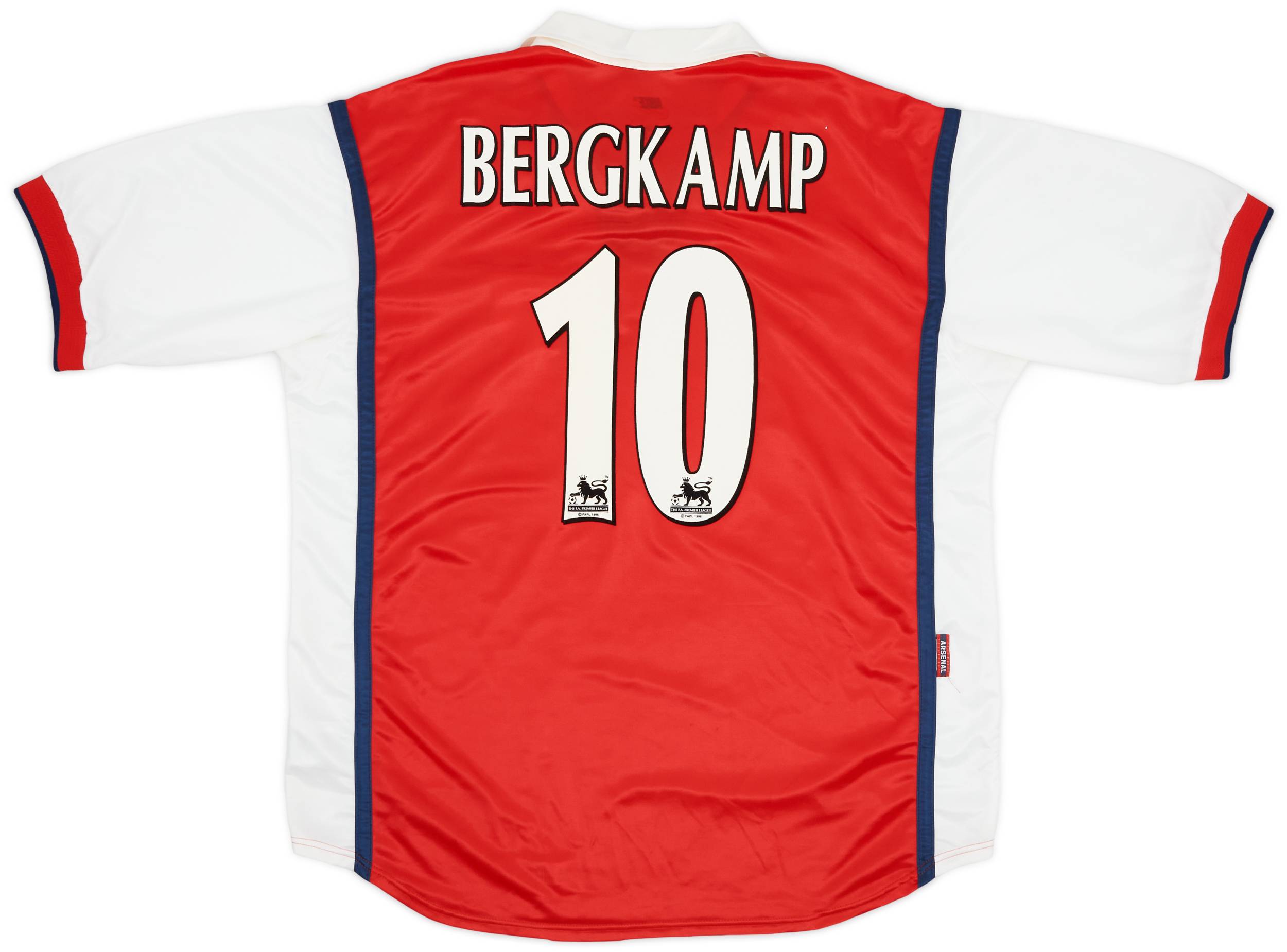 1998-99 Arsenal Home Shirt Bergkamp #10 - 8/10 - (XL)