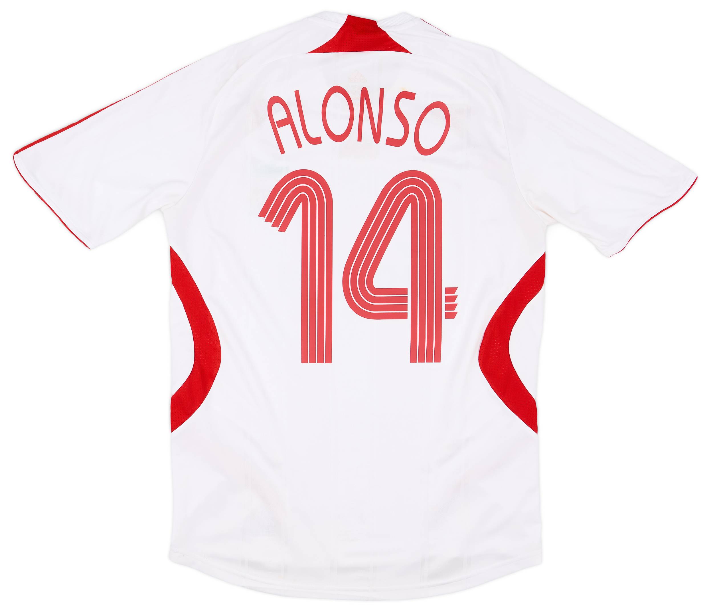2007-08 Liverpool Away Shirt Alonso #14 - 7/10 - (M)