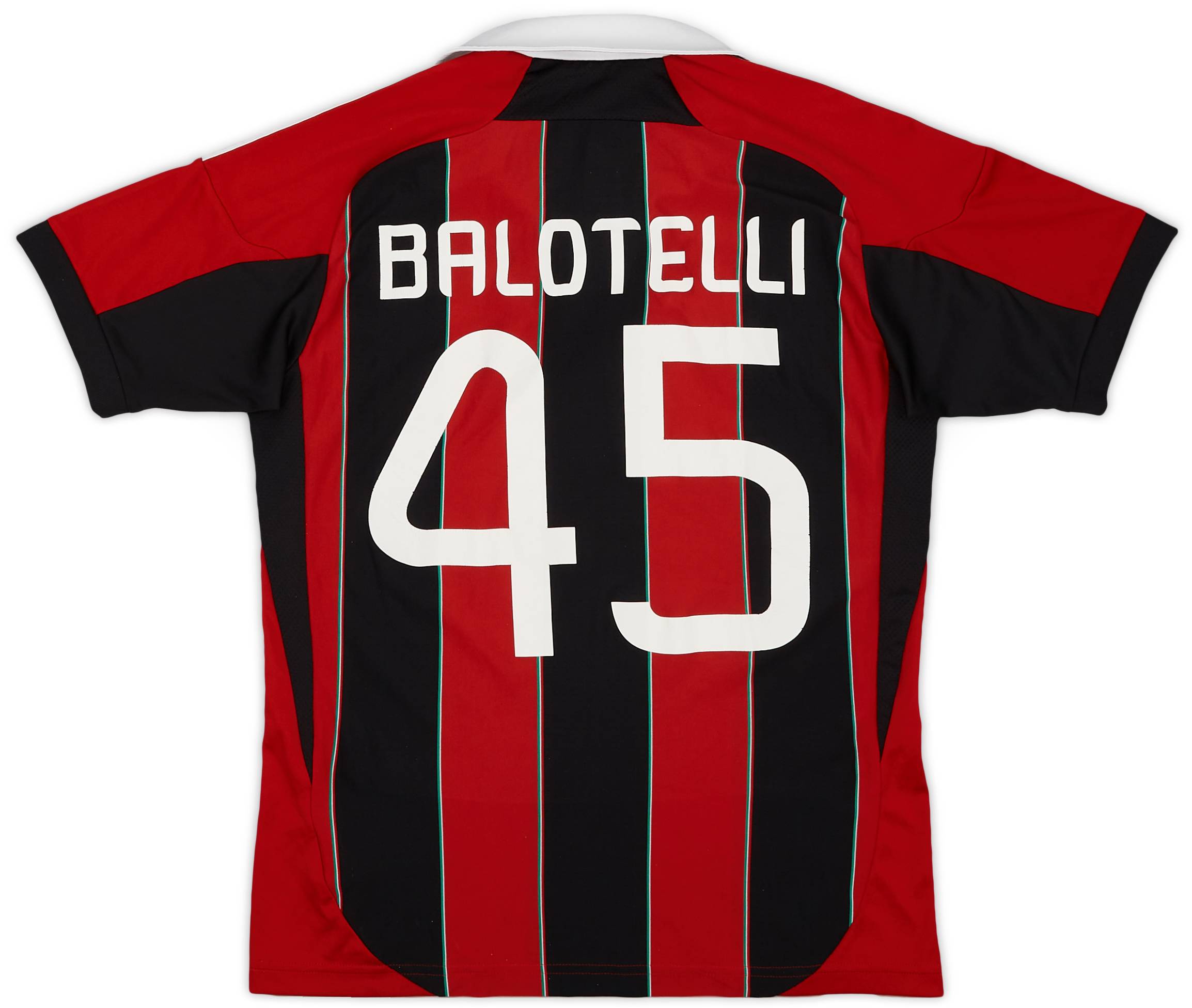 2012-13 AC Milan Home Shirt Balotelli #45 - 8/10 - (L.Boys)