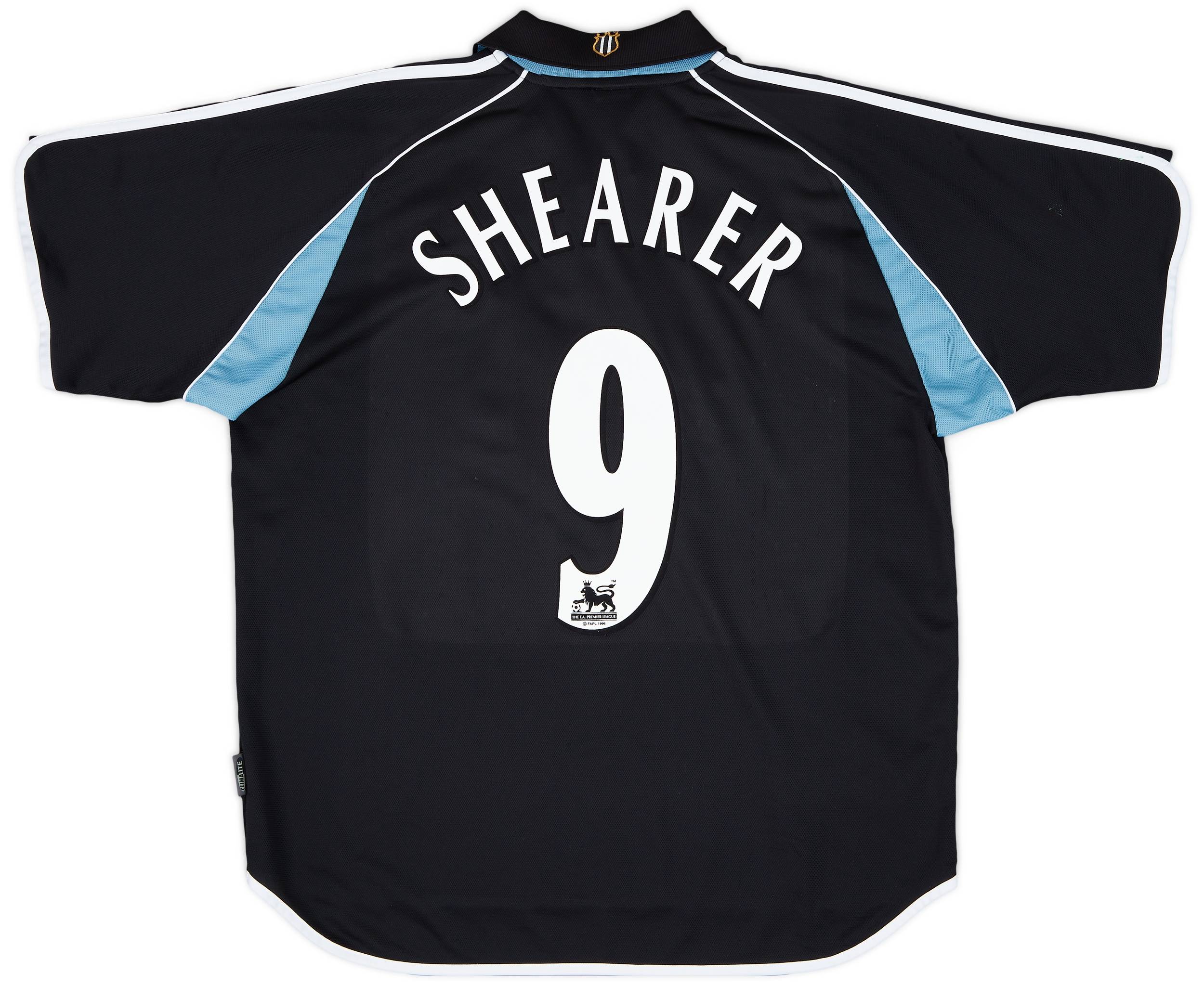 2000-01 Newcastle Away Shirt Shearer #9 - 8/10 - (L)