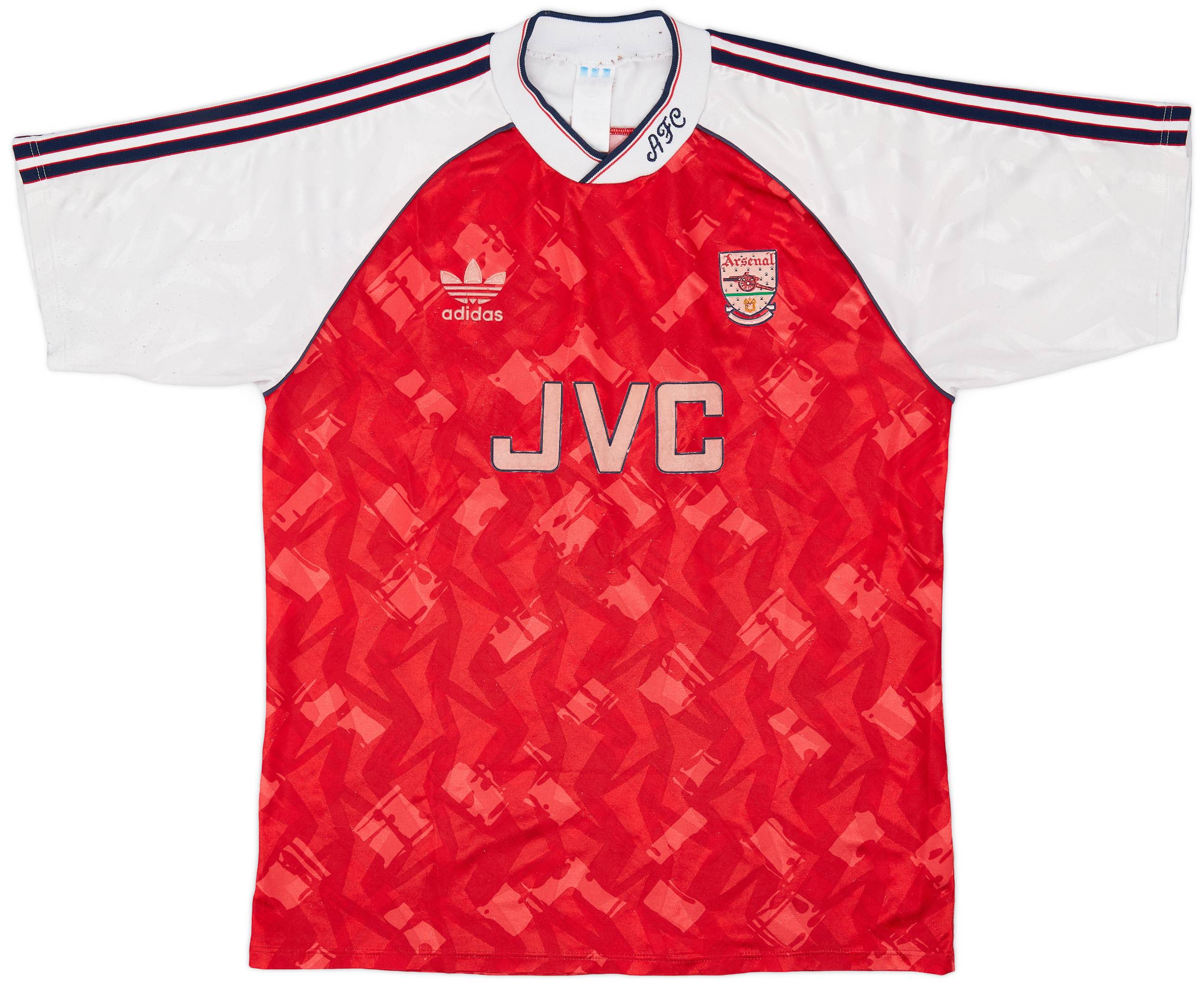 1990-92 Arsenal Home Shirt - 7/10 - (L)
