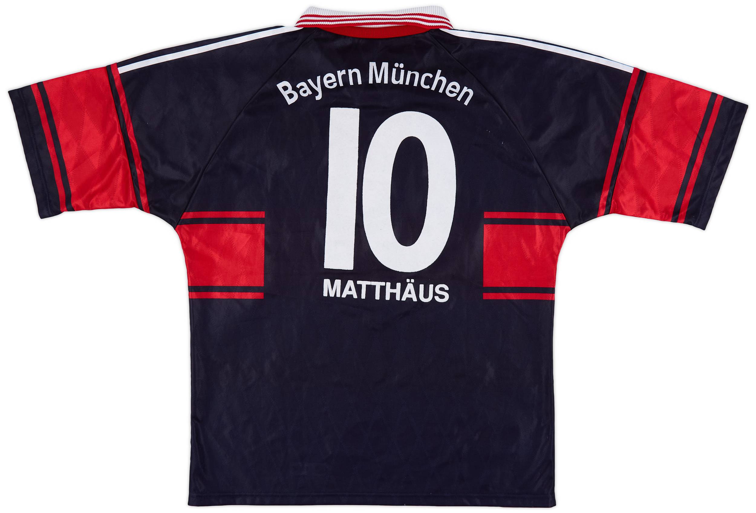 1997-99 Bayern Munich Home Shirt Matthaus #10 - 8/10 - (L)