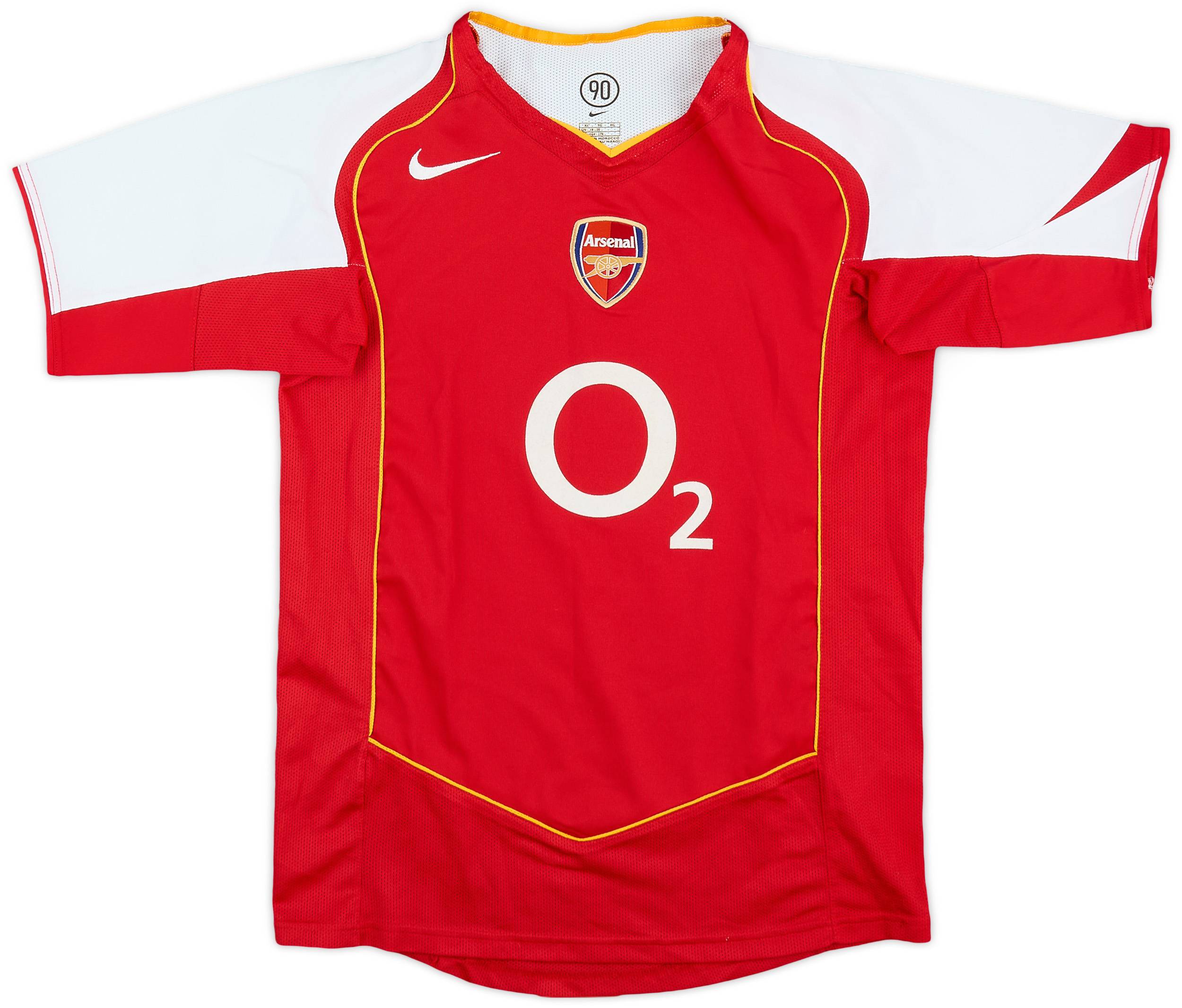 2004-05 Arsenal Home Shirt - 8/10 - (XL.Boys)