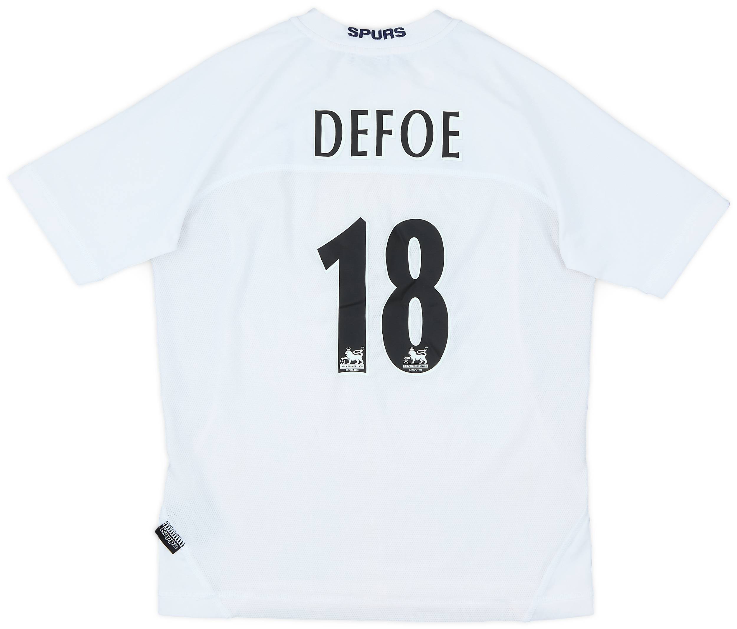 2004-05 Tottenham Home Shirt Defoe #18 - 4/10 - (XL.Boys)