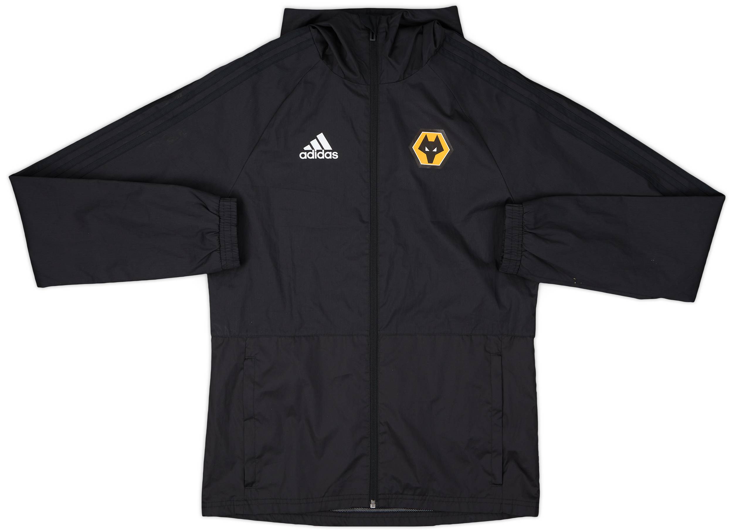 2018-19 Wolves adidas Hooded Rain Jacket - 7/10 - (XS)