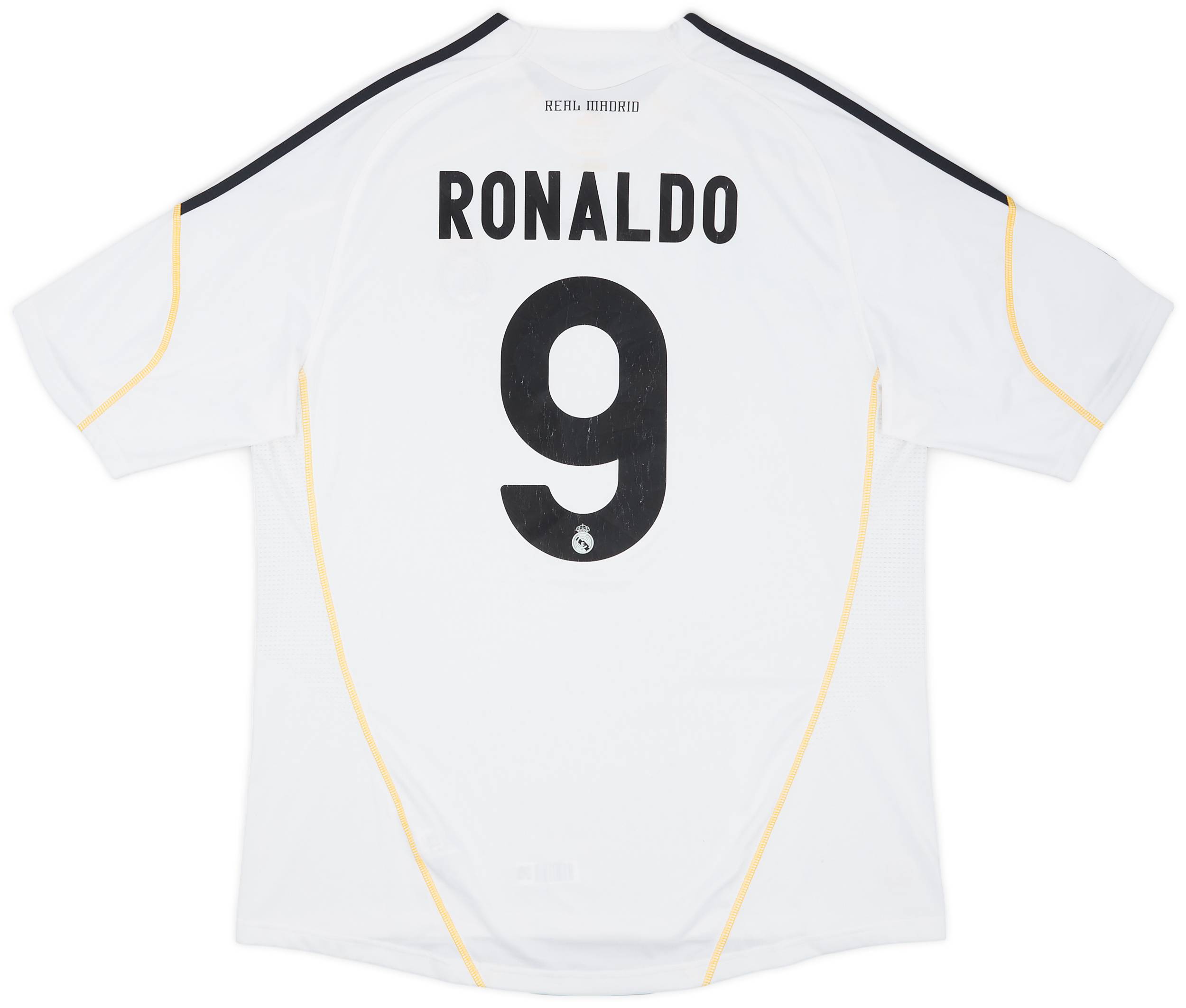 2009-10 Real Madrid Home Shirt Ronaldo #9 - 5/10 - (XL)