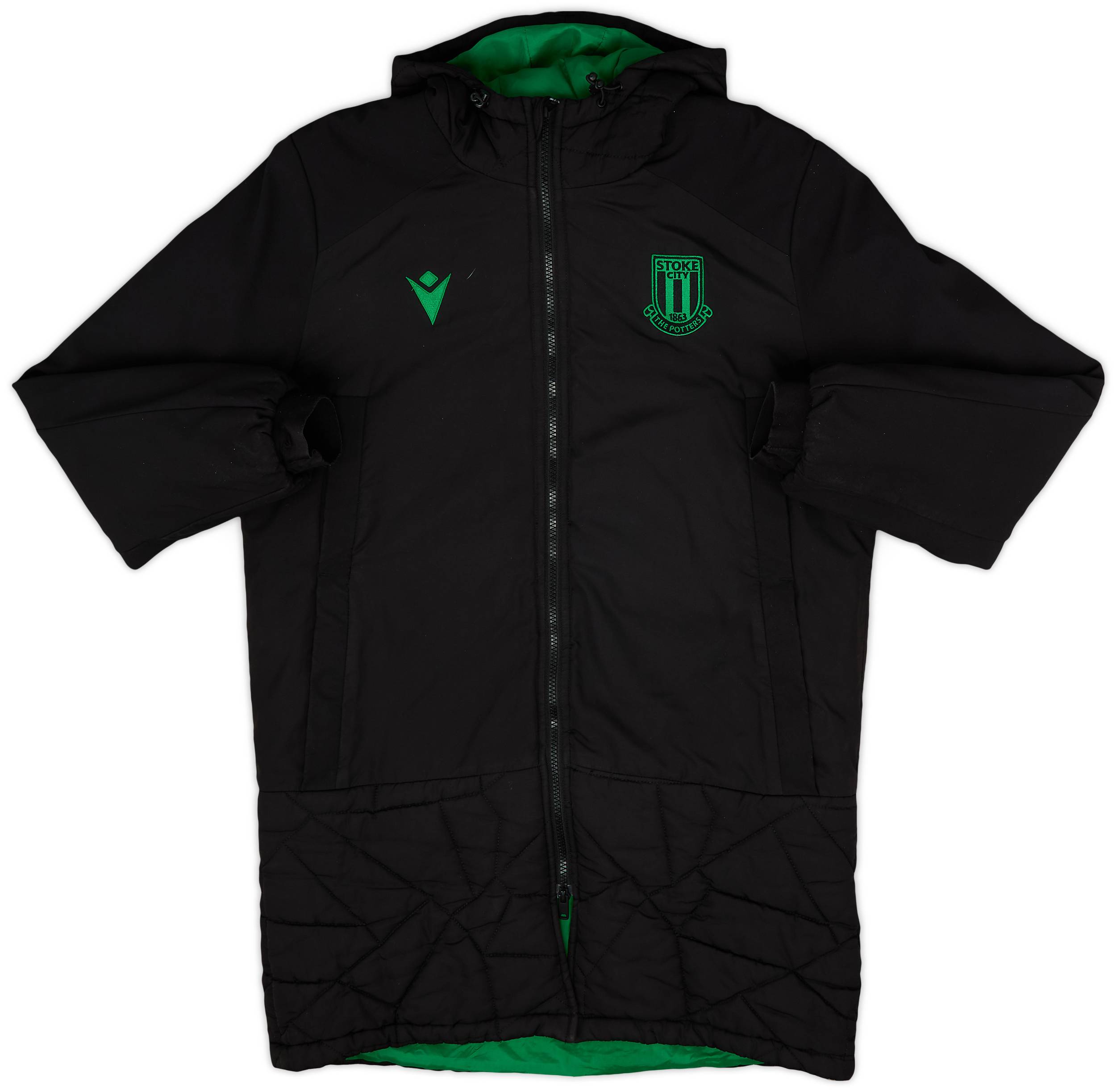 2021-22 Stoke Macron Padded Bench Coat - 8/10 - (M)