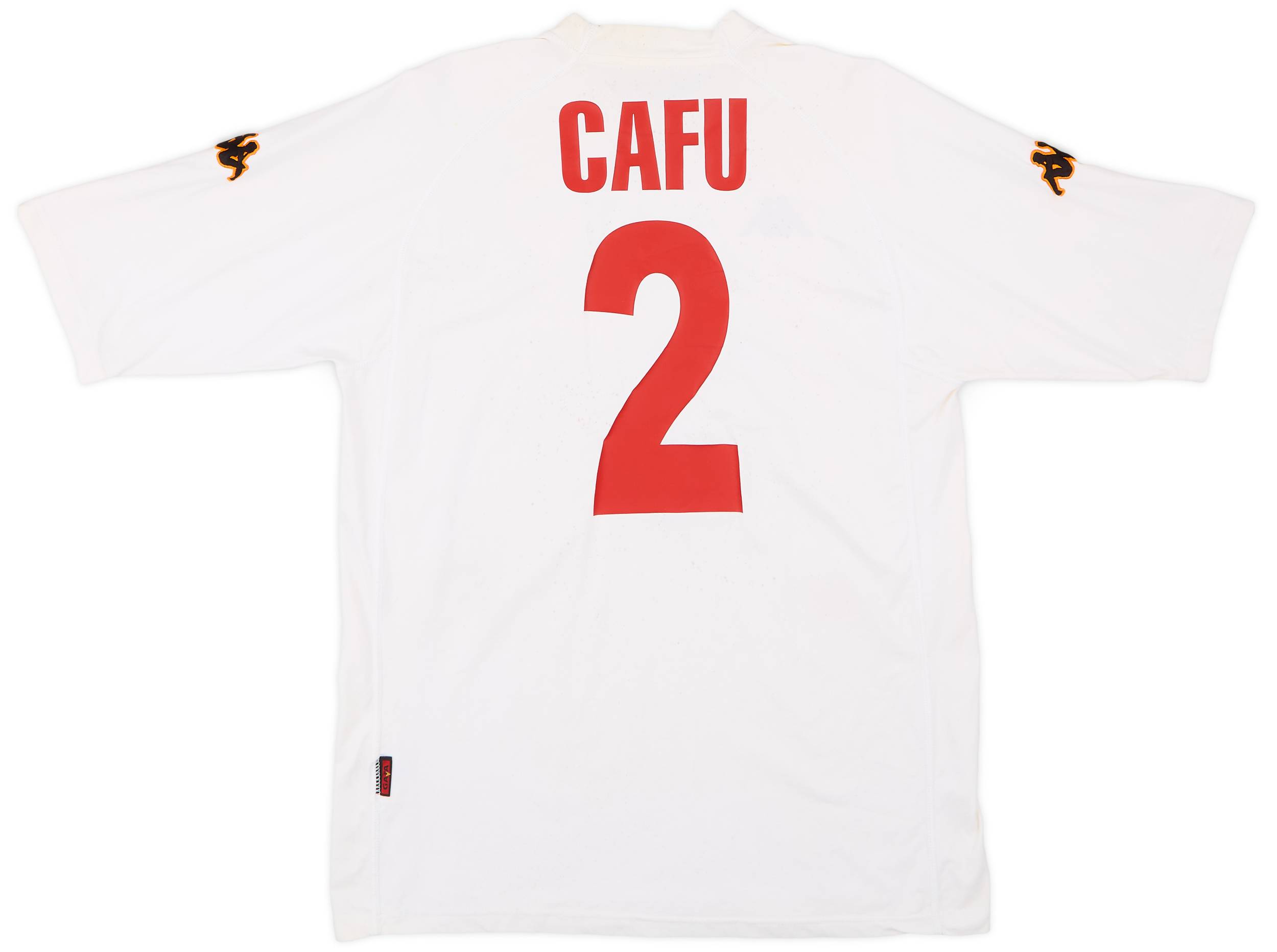 2000-01 Roma Away Shirt Cafu #2 - 5/10 - (XXL)