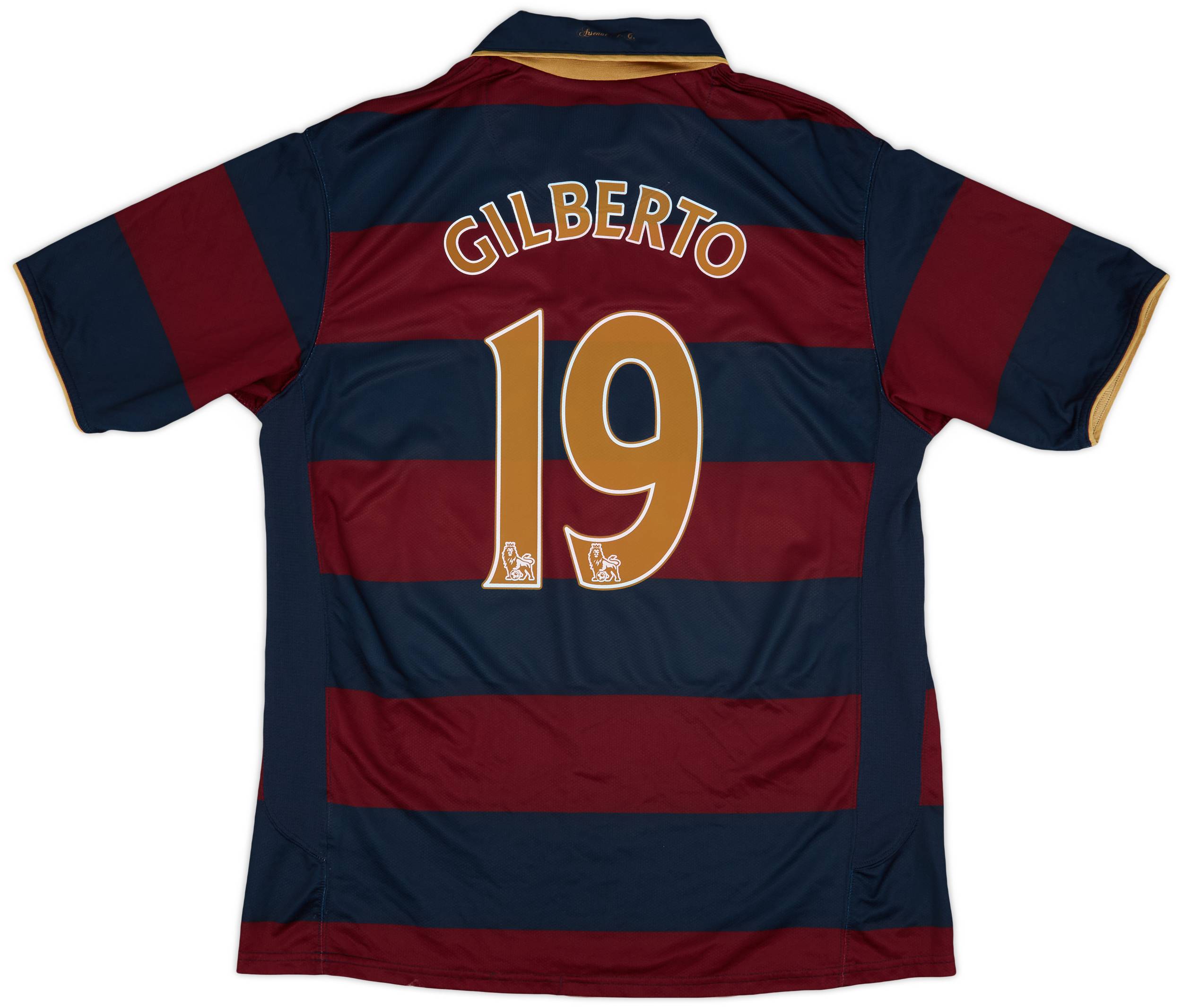 2007-08 Arsenal Third Shirt Gilberto #19 - 7/10 - (L)
