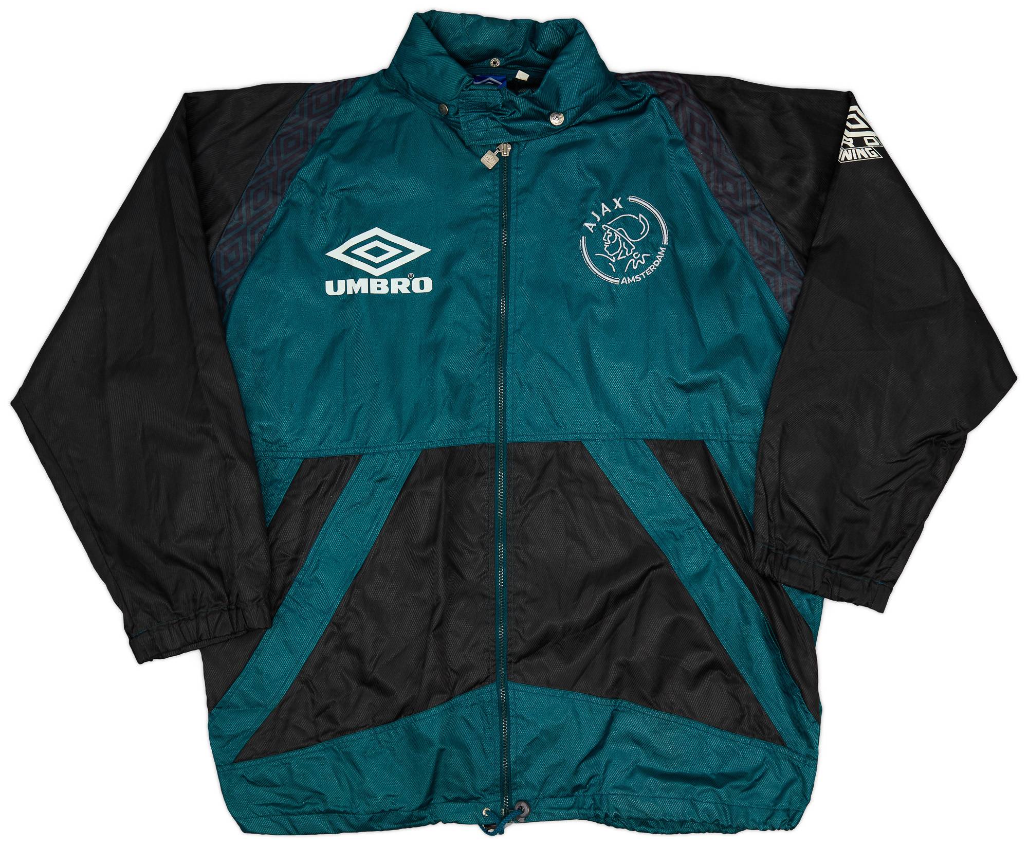 1995-96 Ajax Umbro Hooded Rain Jacket - 7/10 - (XL)