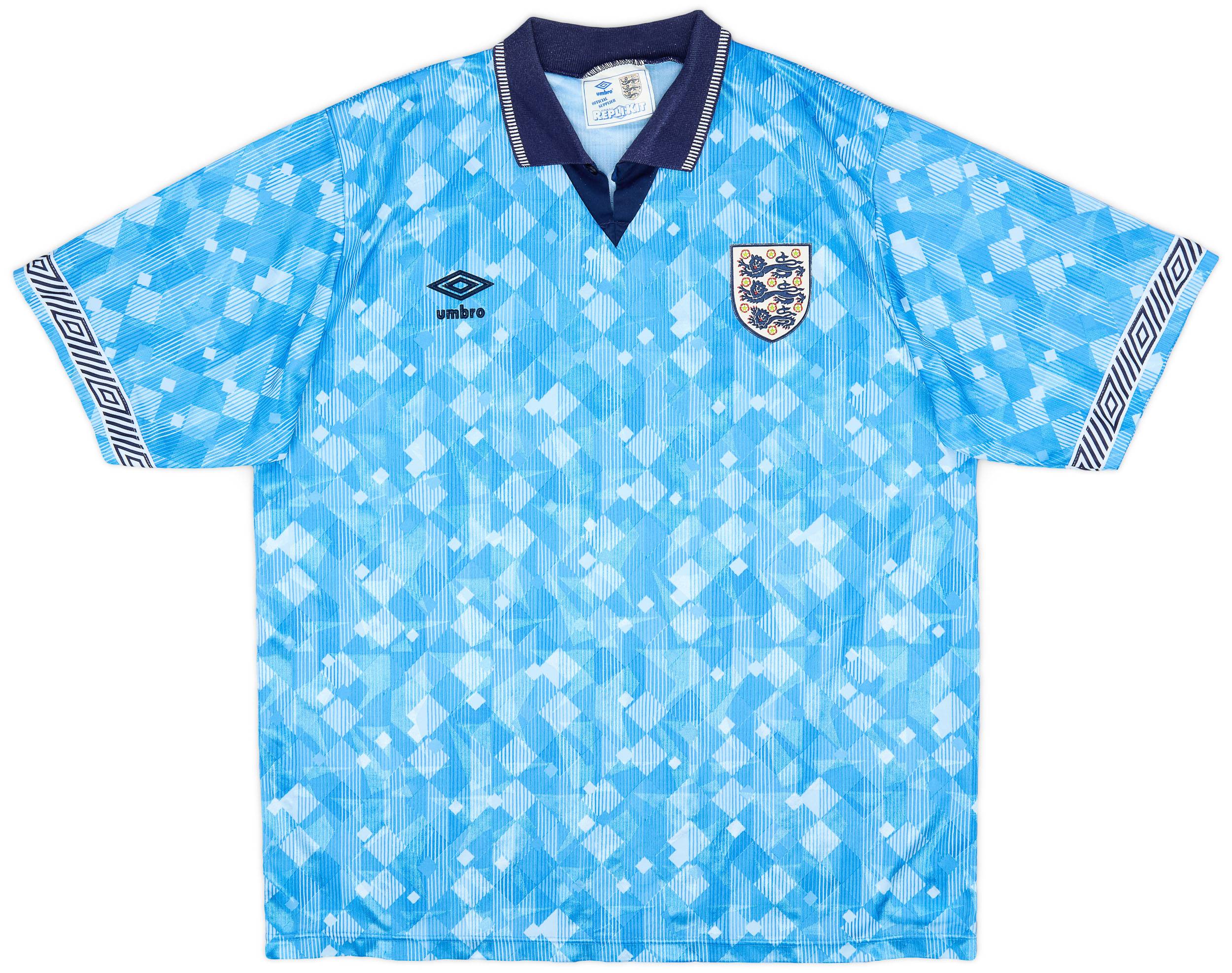 1990-92 England Third Shirt - 8/10 - (L)