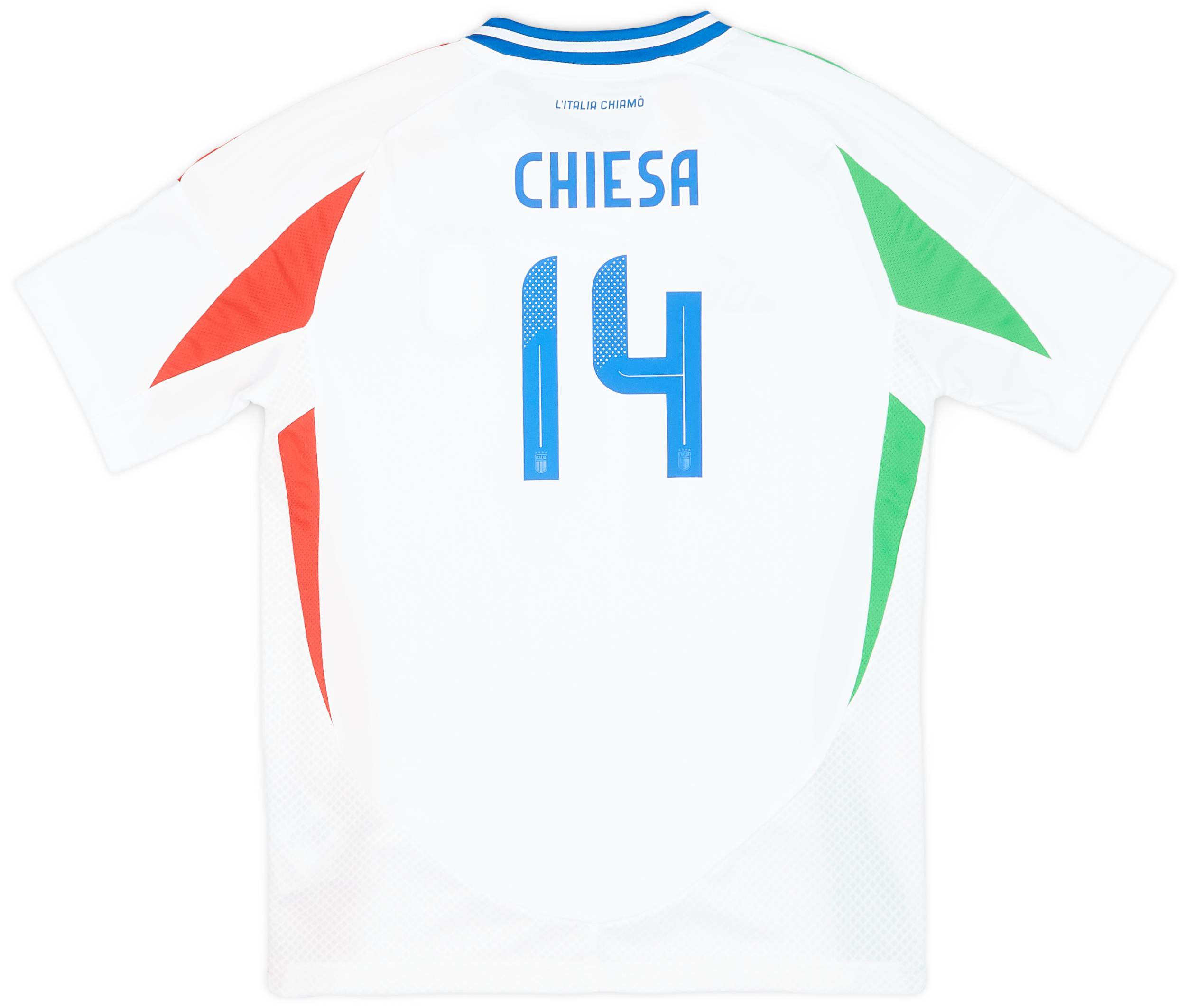 2024-25 Italy Away Shirt Chiesa #14 (KIDS)