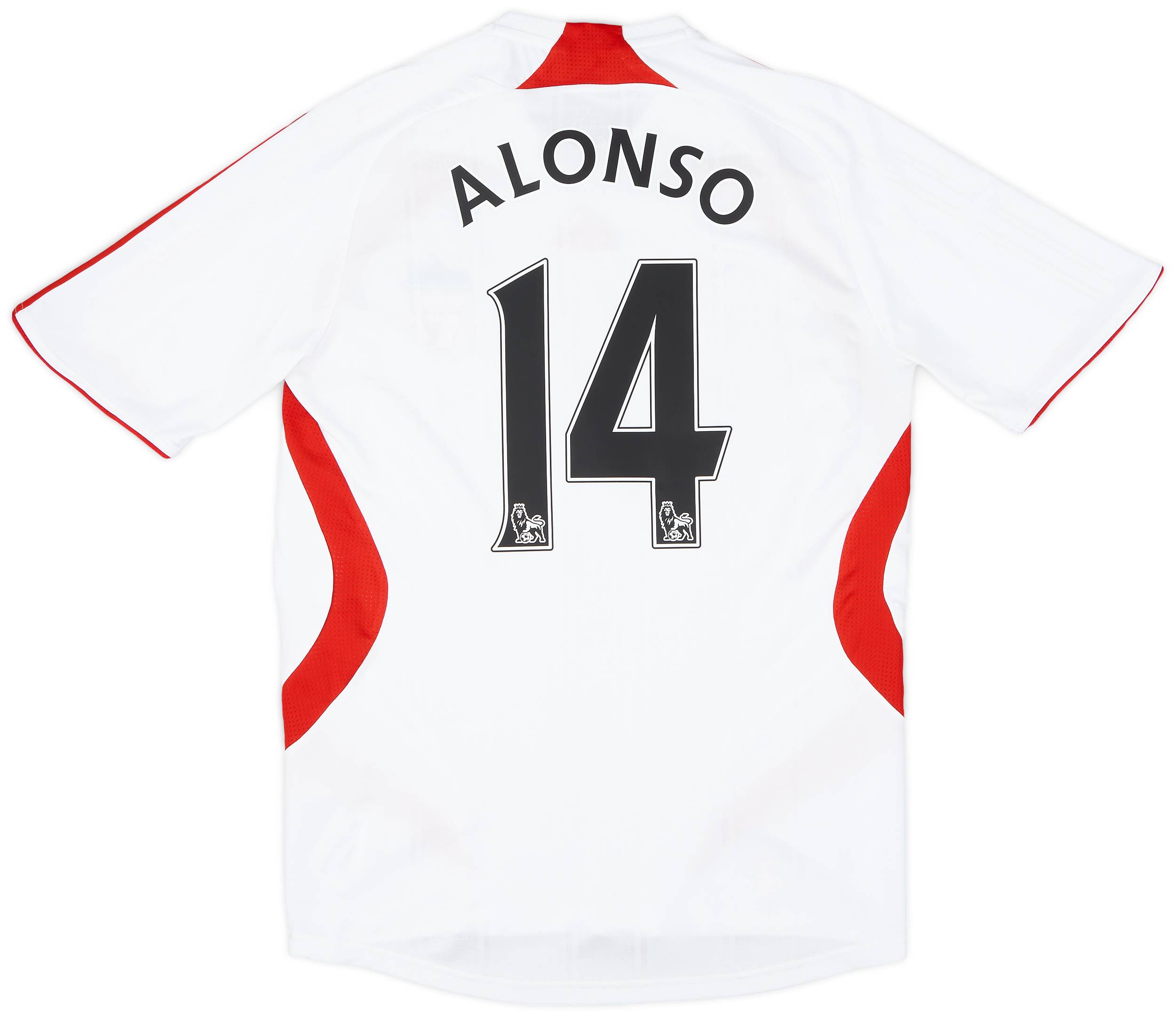 2007-08 Liverpool Away Shirt Alonso #14 - 7/10 - (L)