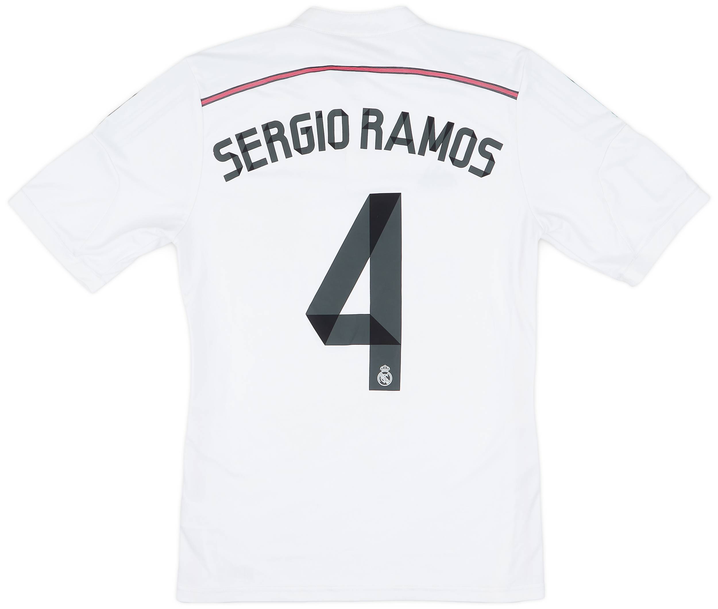 2014-15 Real Madrid Home Shirt Sergio Ramos #4 - 3/10 - (M)