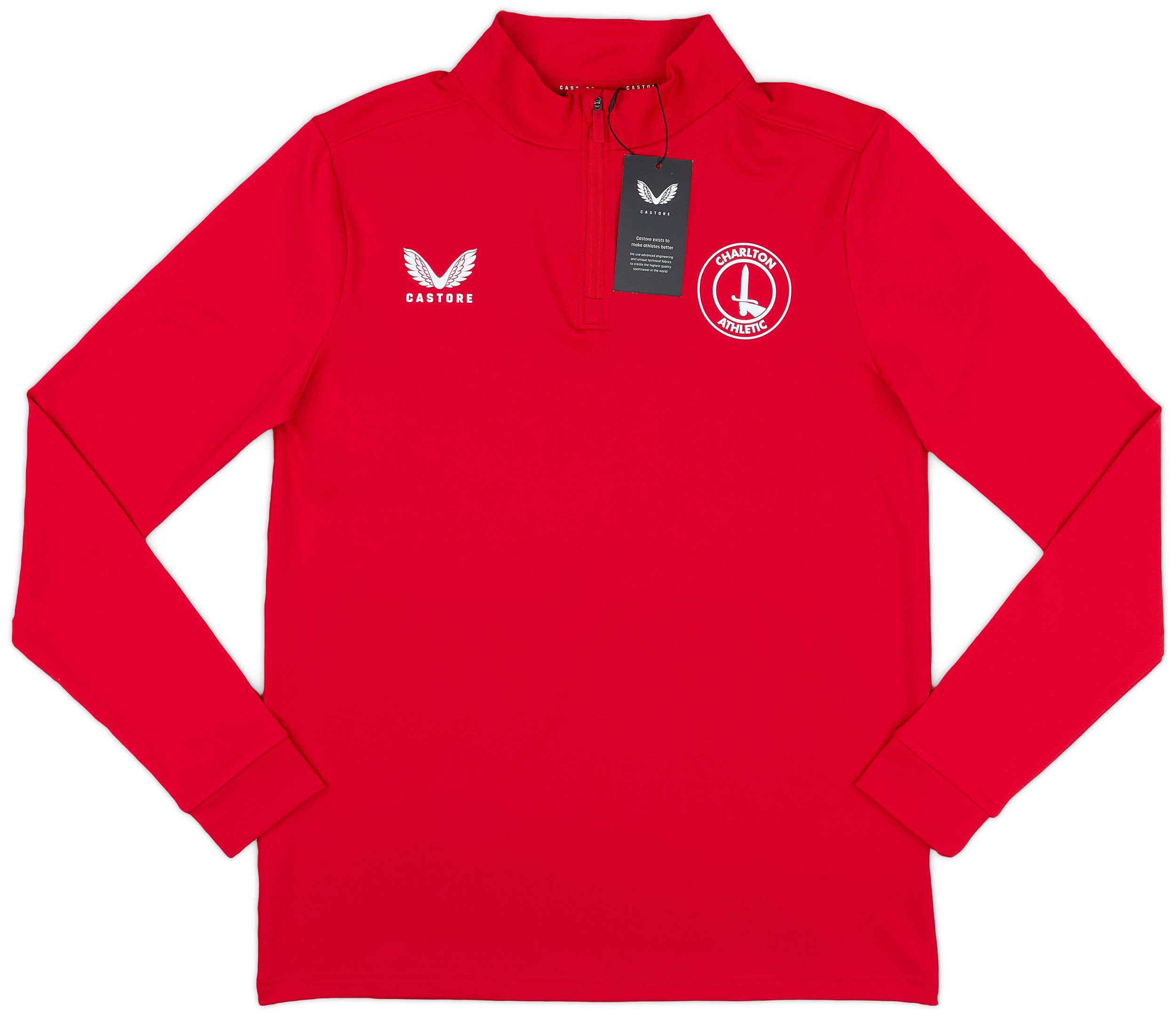 2022-23 Charlton Castore 1/4 Zip Training Top (S)