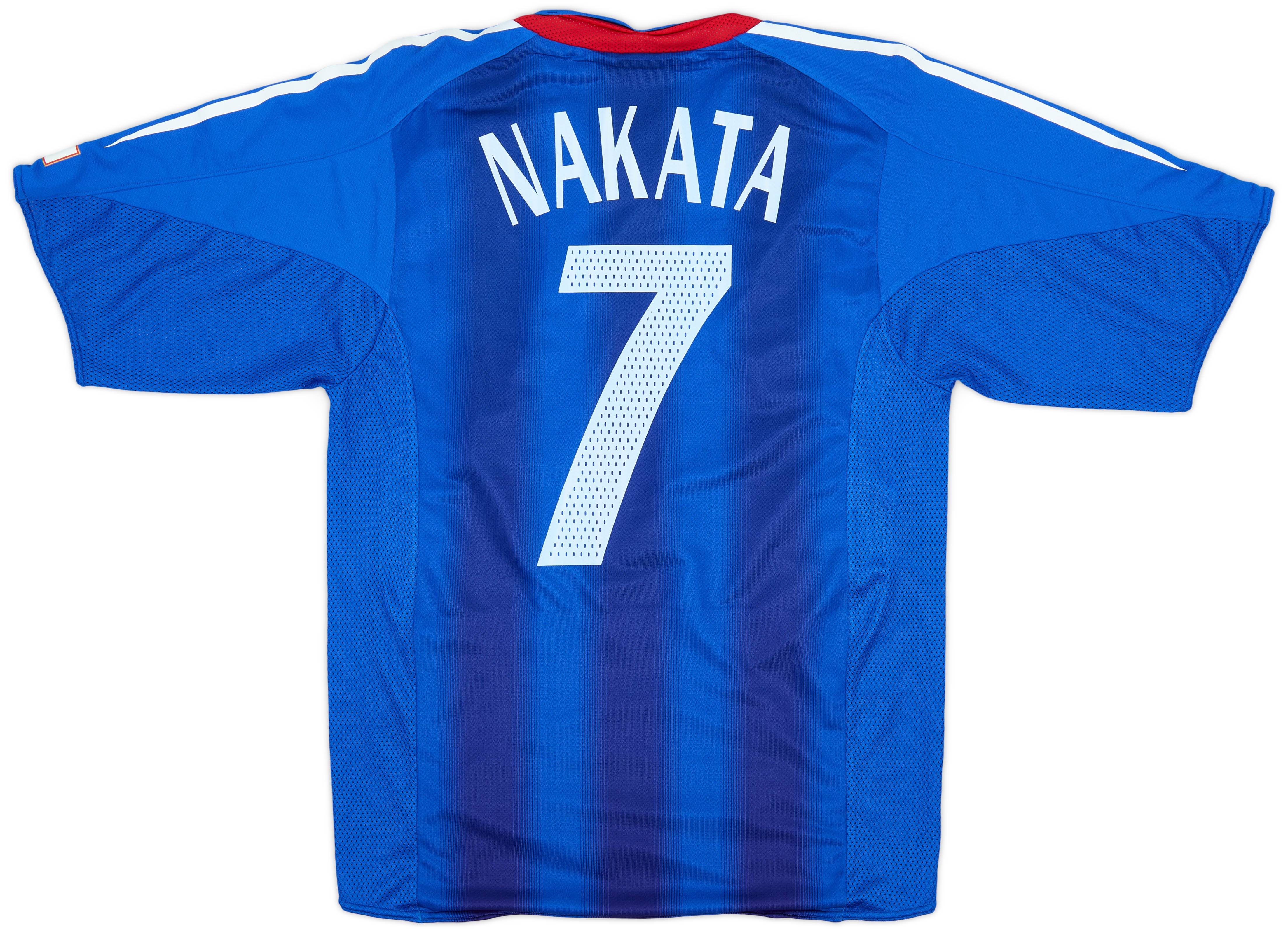 2004-06 Japan Player Issue Home Shirt Nakata #7 - 6/10 - (M)