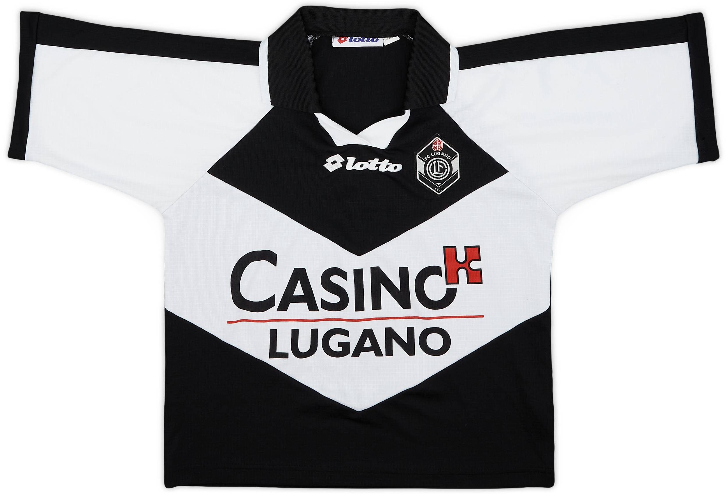 1997-98 FC Lugano Home Shirt - 8/10 - (L.Boys)