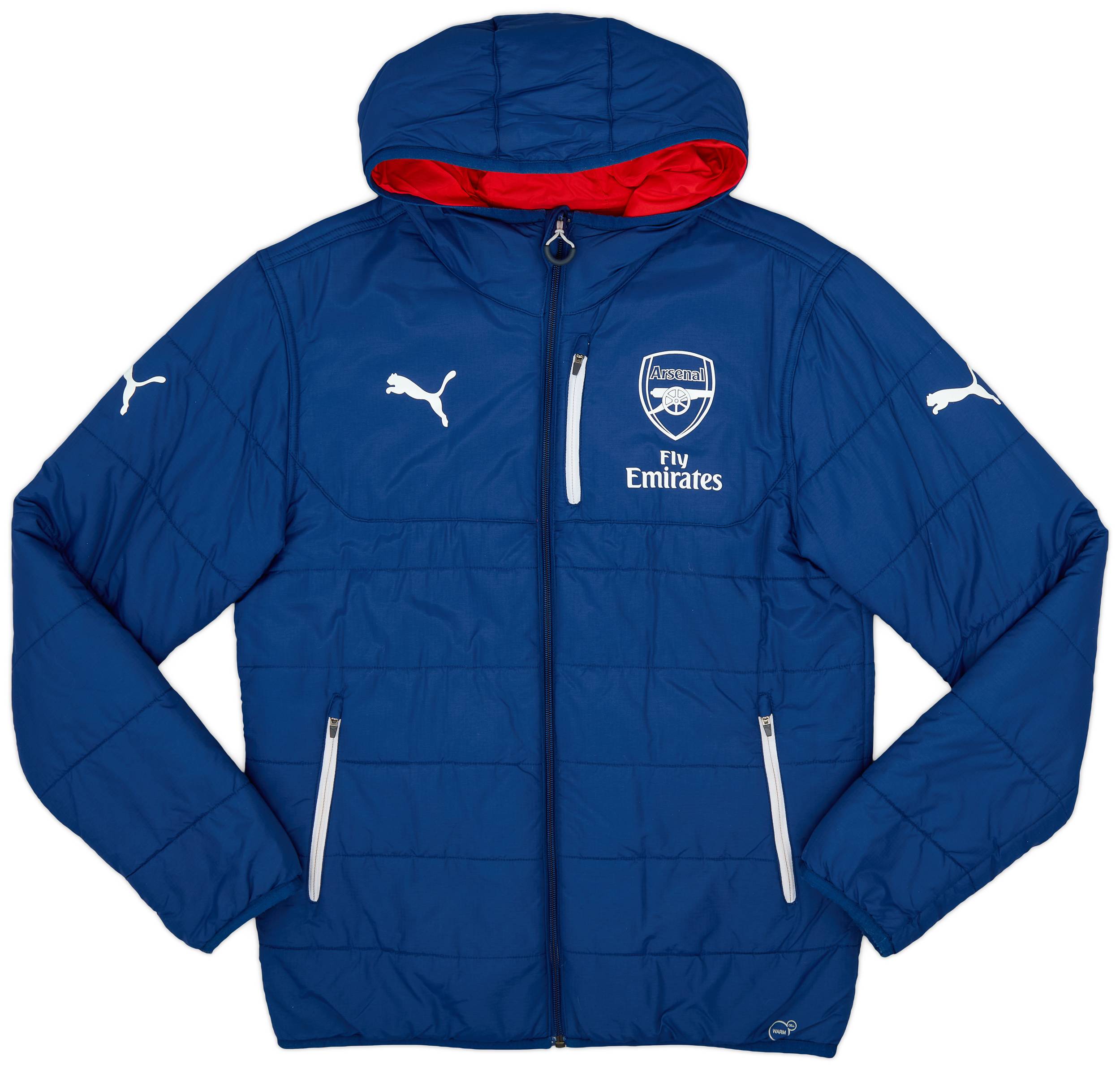 2014-15 Arsenal Puma Padded Bench Coat - 9/10 - (M)