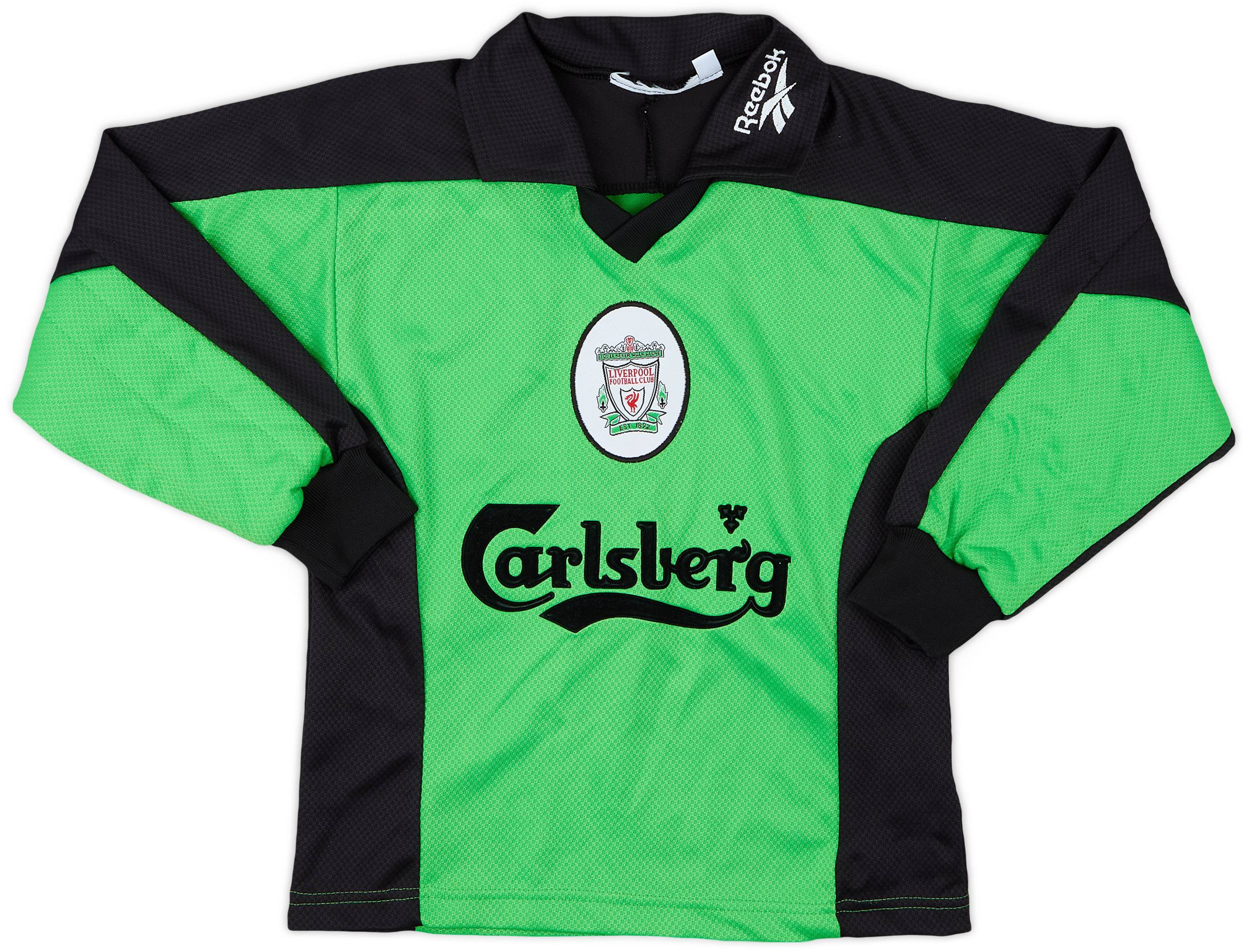 1997-98 Liverpool GK Shirt - 9/10 - (4-5Y)