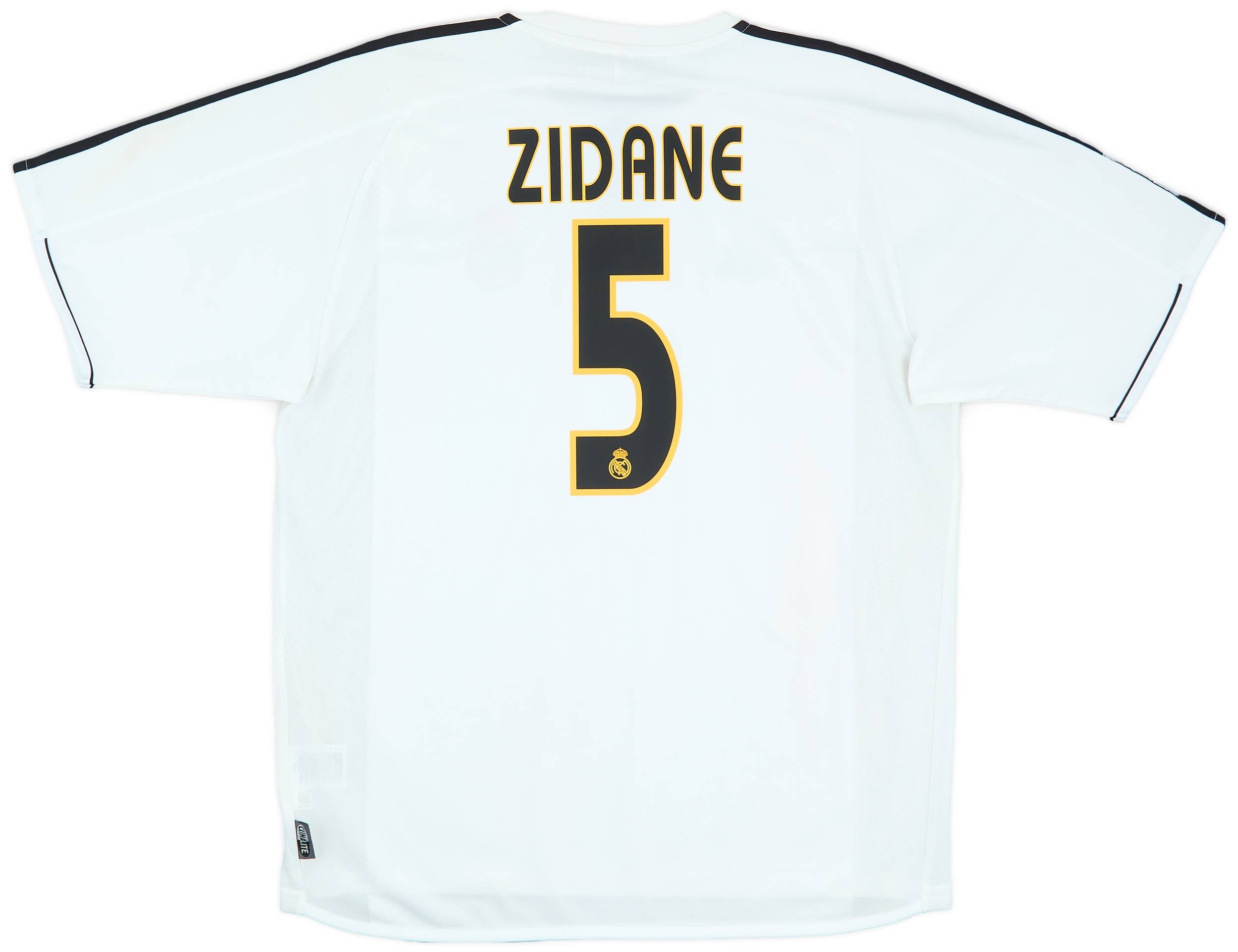 2003-04 Real Madrid Home Shirt Zidane #5 - 8/10 - (L)