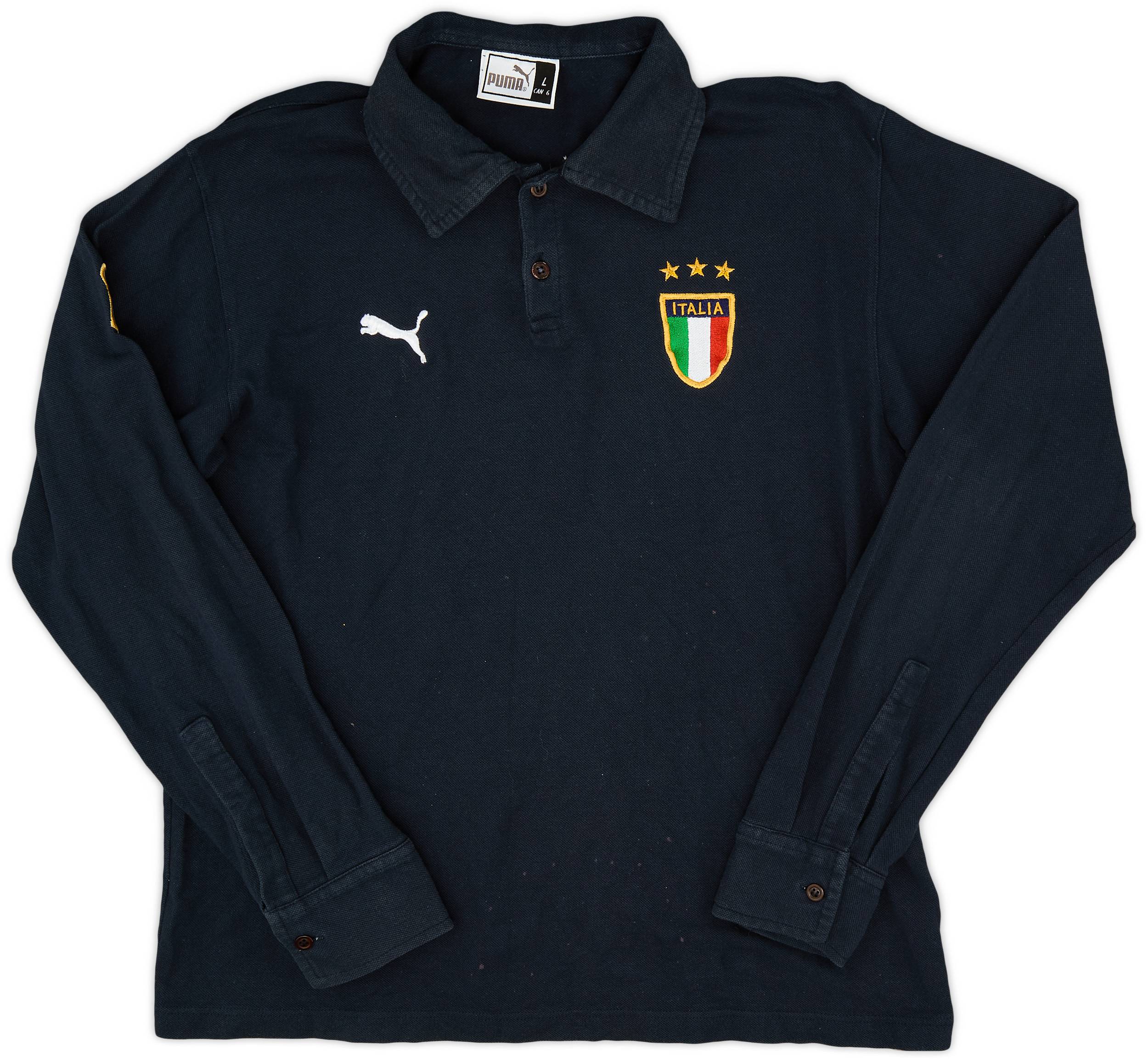 2004-06 Italy Puma Polo L/S Shirt - 7/10 - (L)