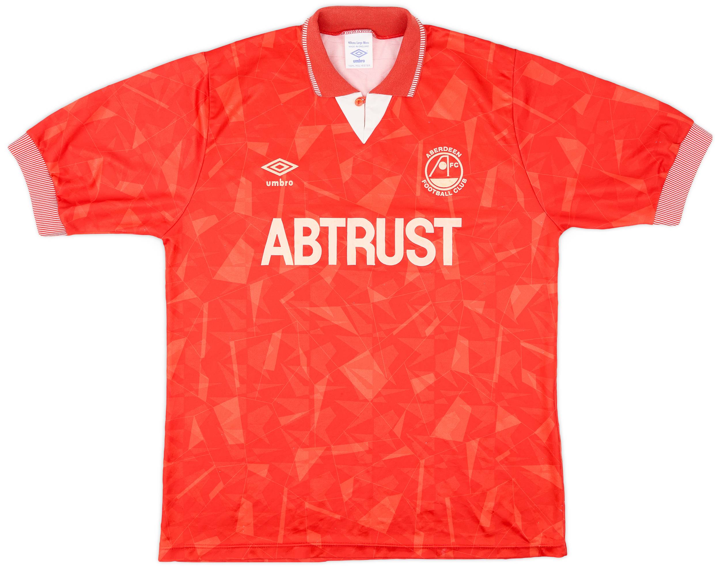 1990-91 Aberdeen Home Shirt - 7/10 - (L)