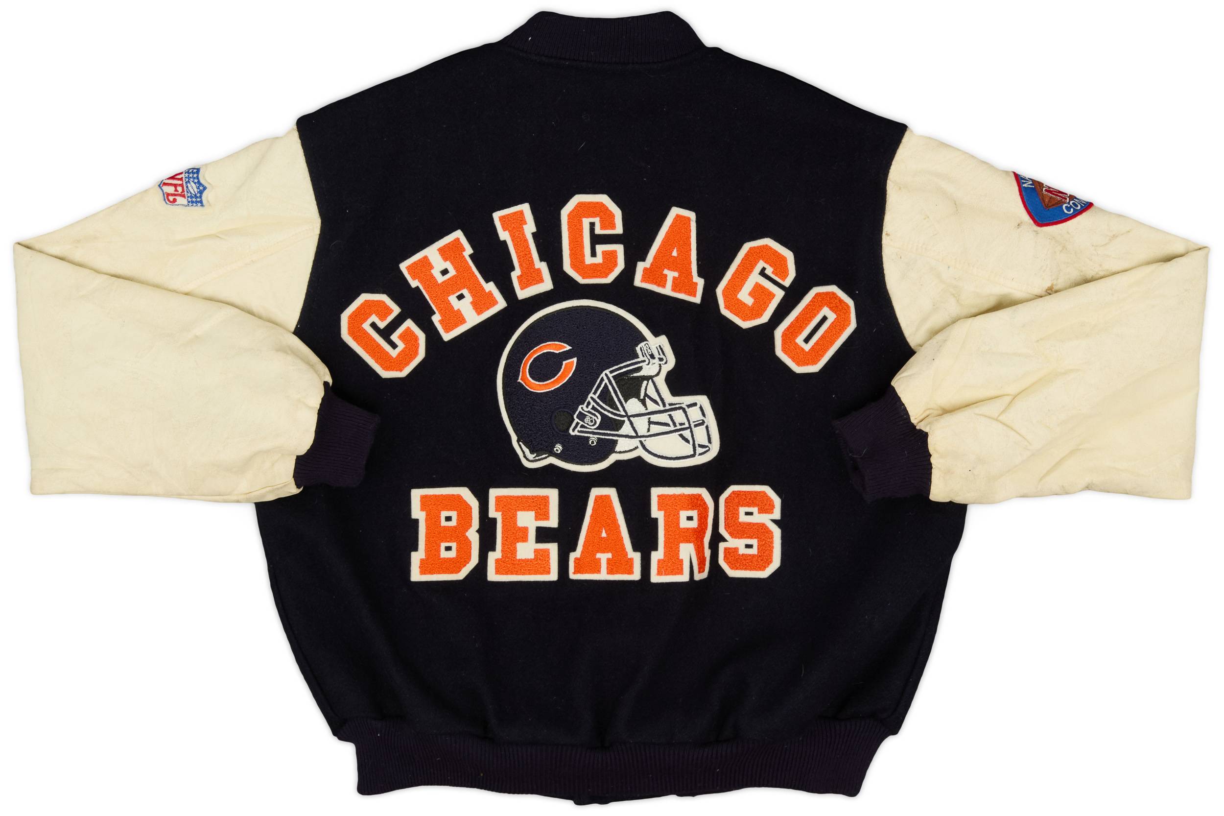 1990s Chicago Bears Chalk Line Letterman Jacket - 5/10 - (L)