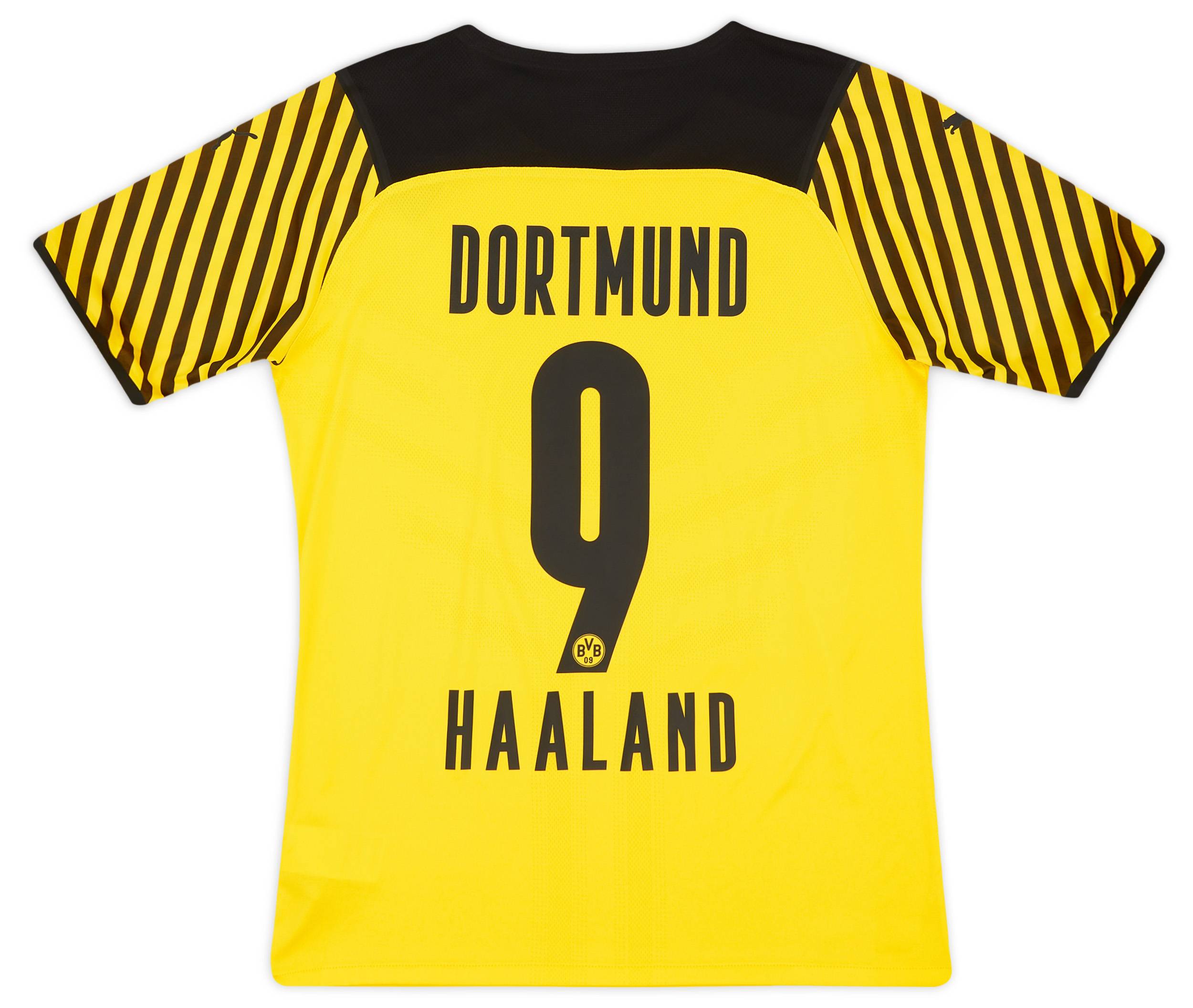 2021-22 Borussia Dortmund Player Issue Home Shirt Haaland #9