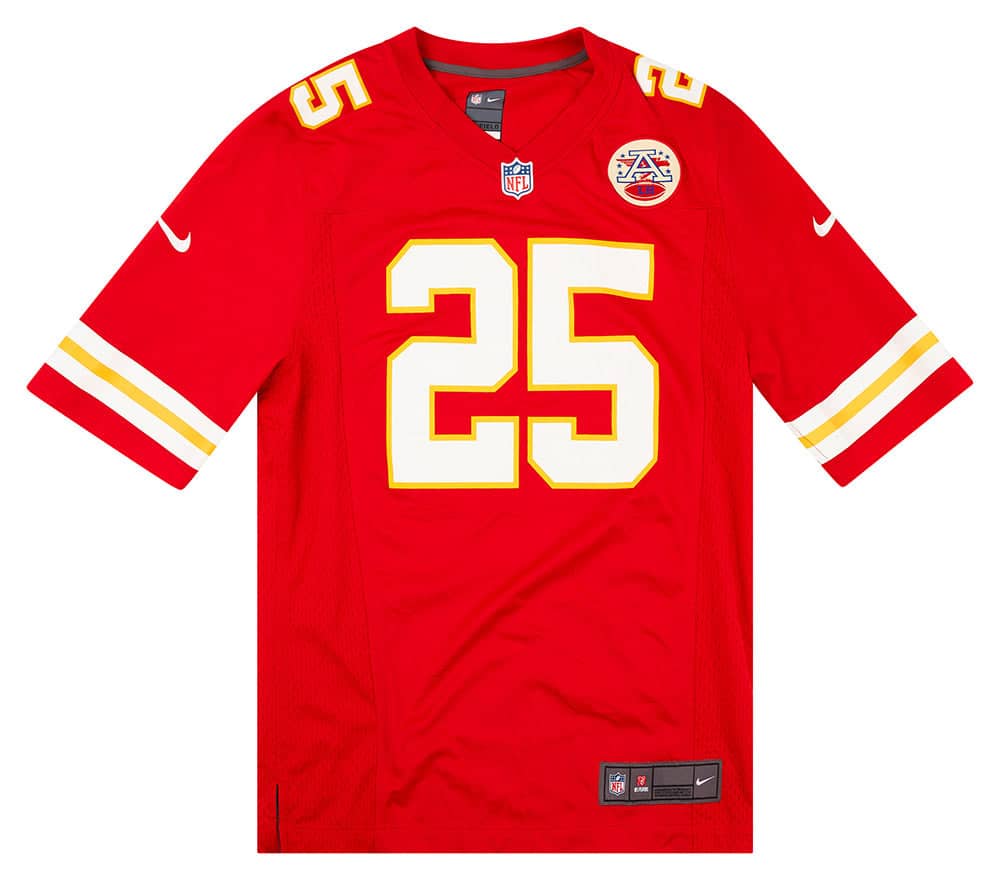 2012-16 Kansas City Chiefs Charles #25 Nike Game Jersey (Home) M