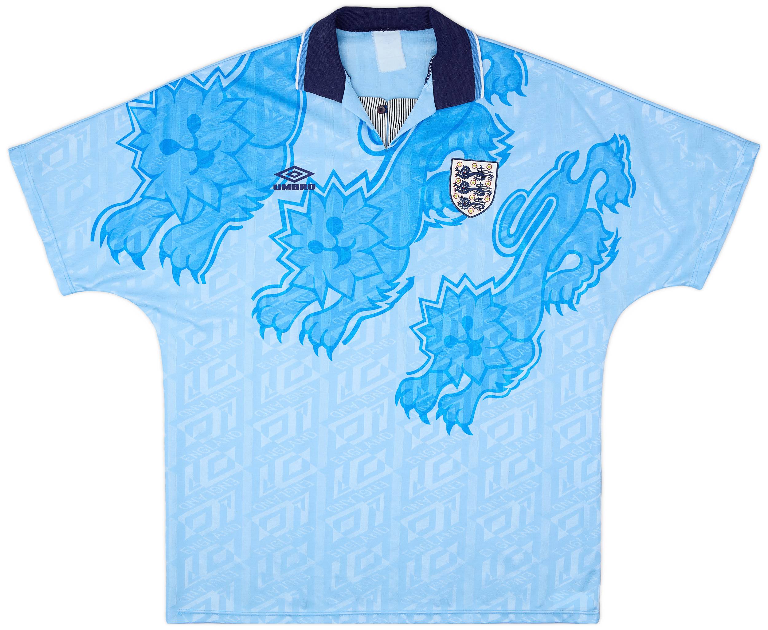 1992-93 England Third Shirt - 8/10 - (XXL)