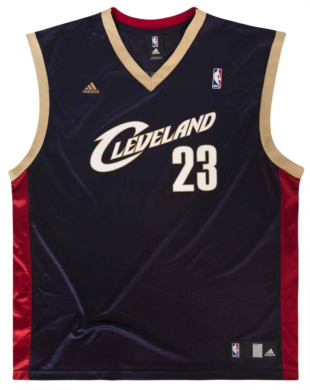 2006-10 Cleveland Cavaliers James #23 adidas Jersey (Alternate) Y
