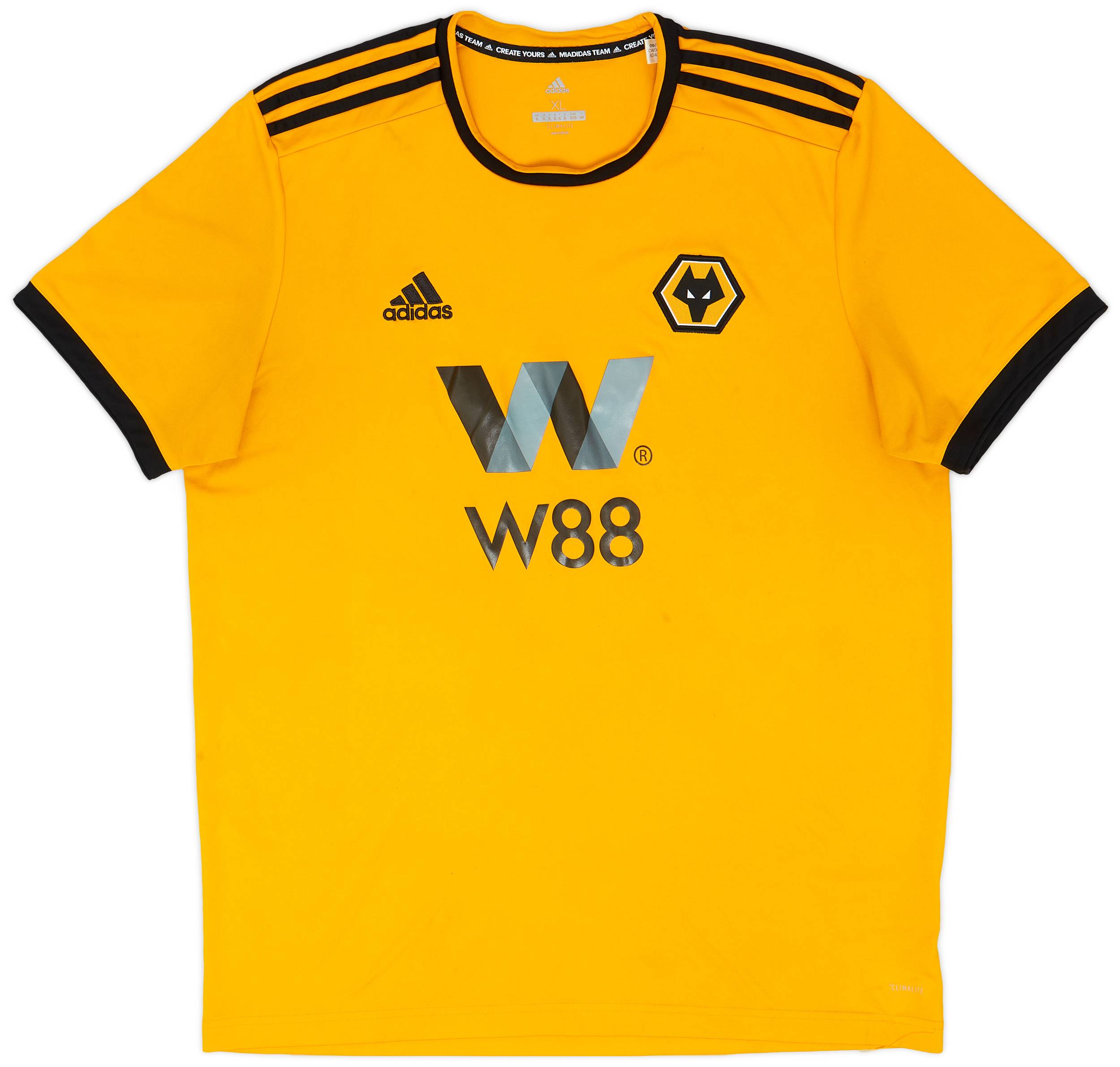 2018-19 Wolves Home Shirt - 5/10 - (XL)