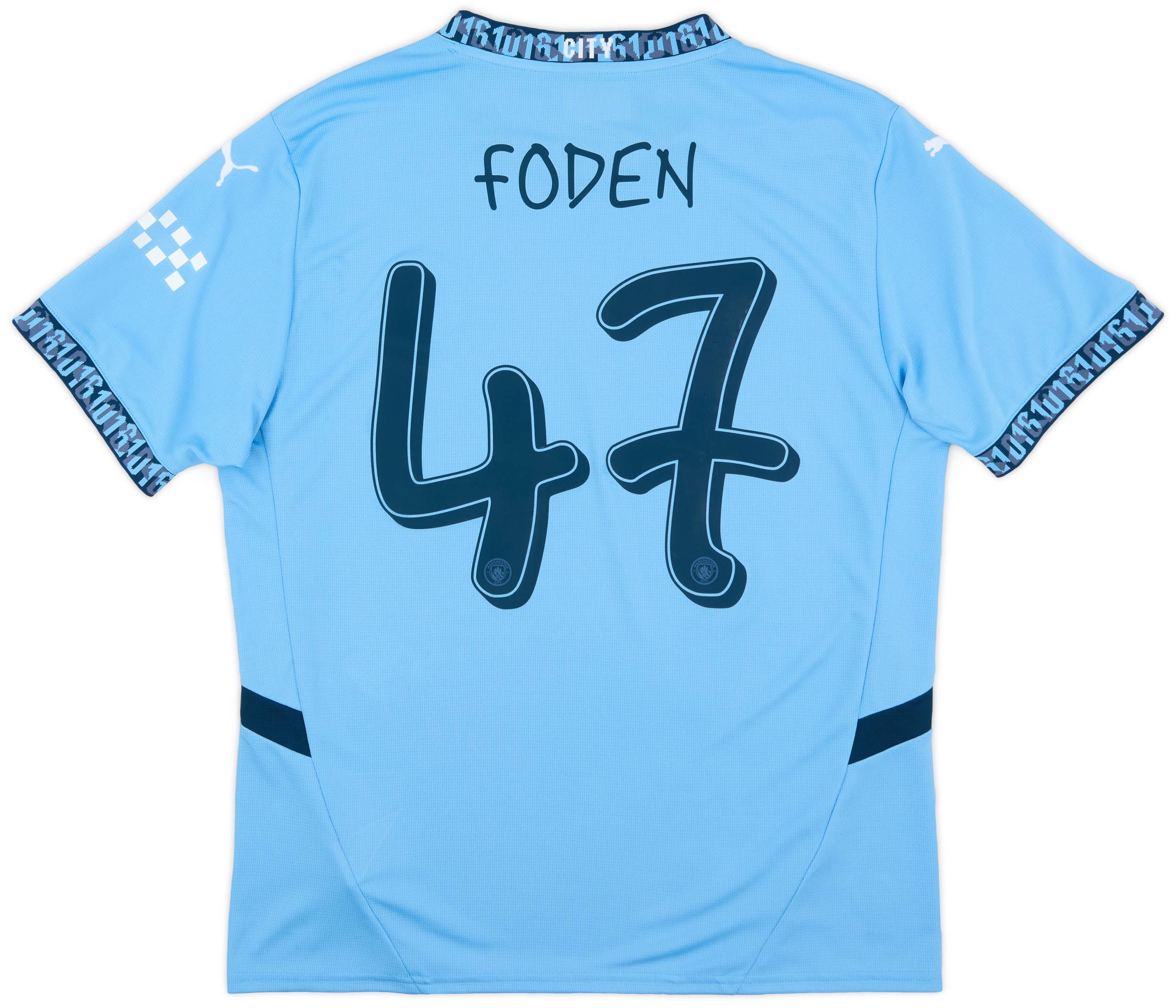 2024-25 Manchester City Home Shirt Foden #47