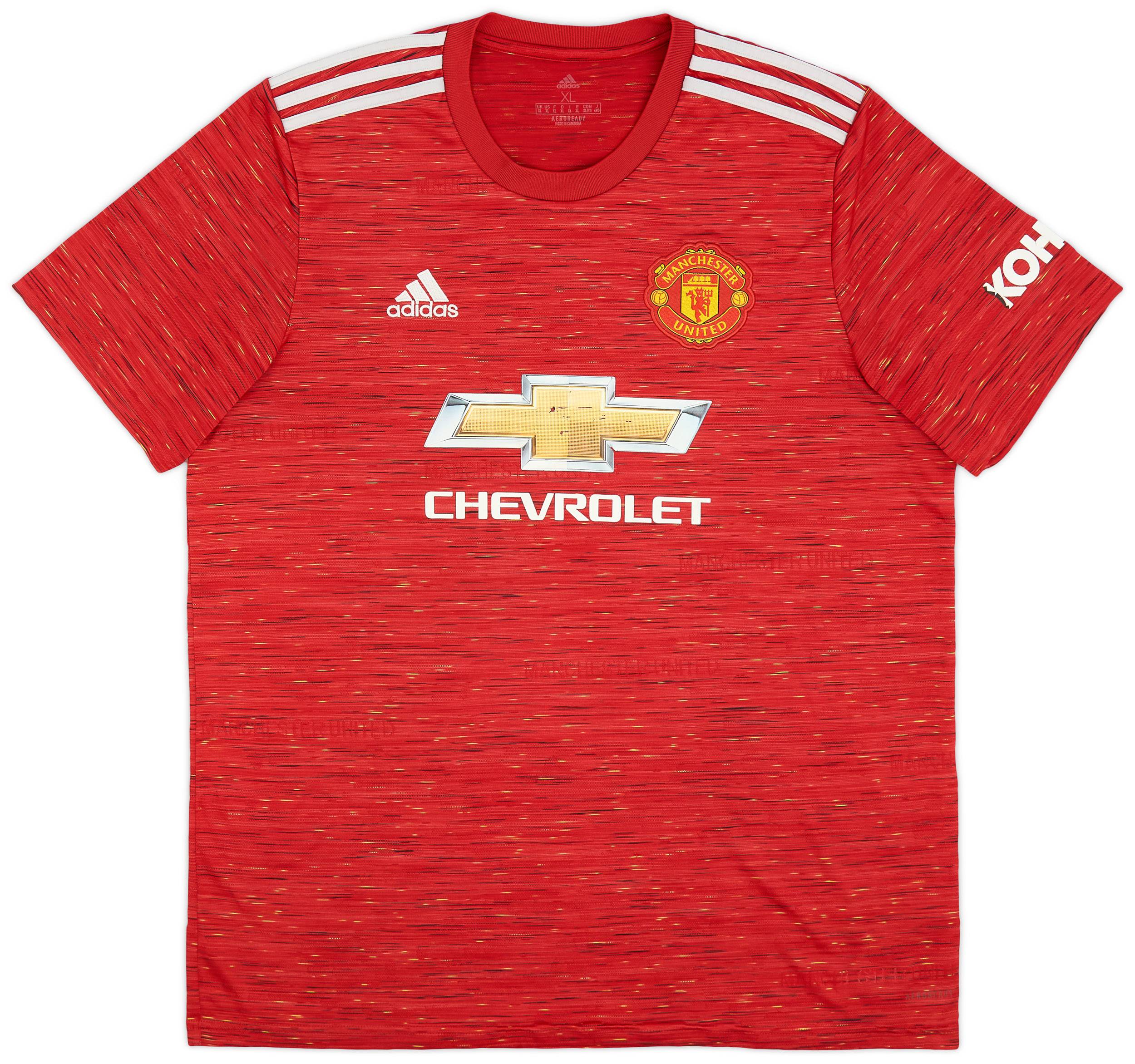2020-21 Manchester United Home Shirt - 4/10 - (XXL)