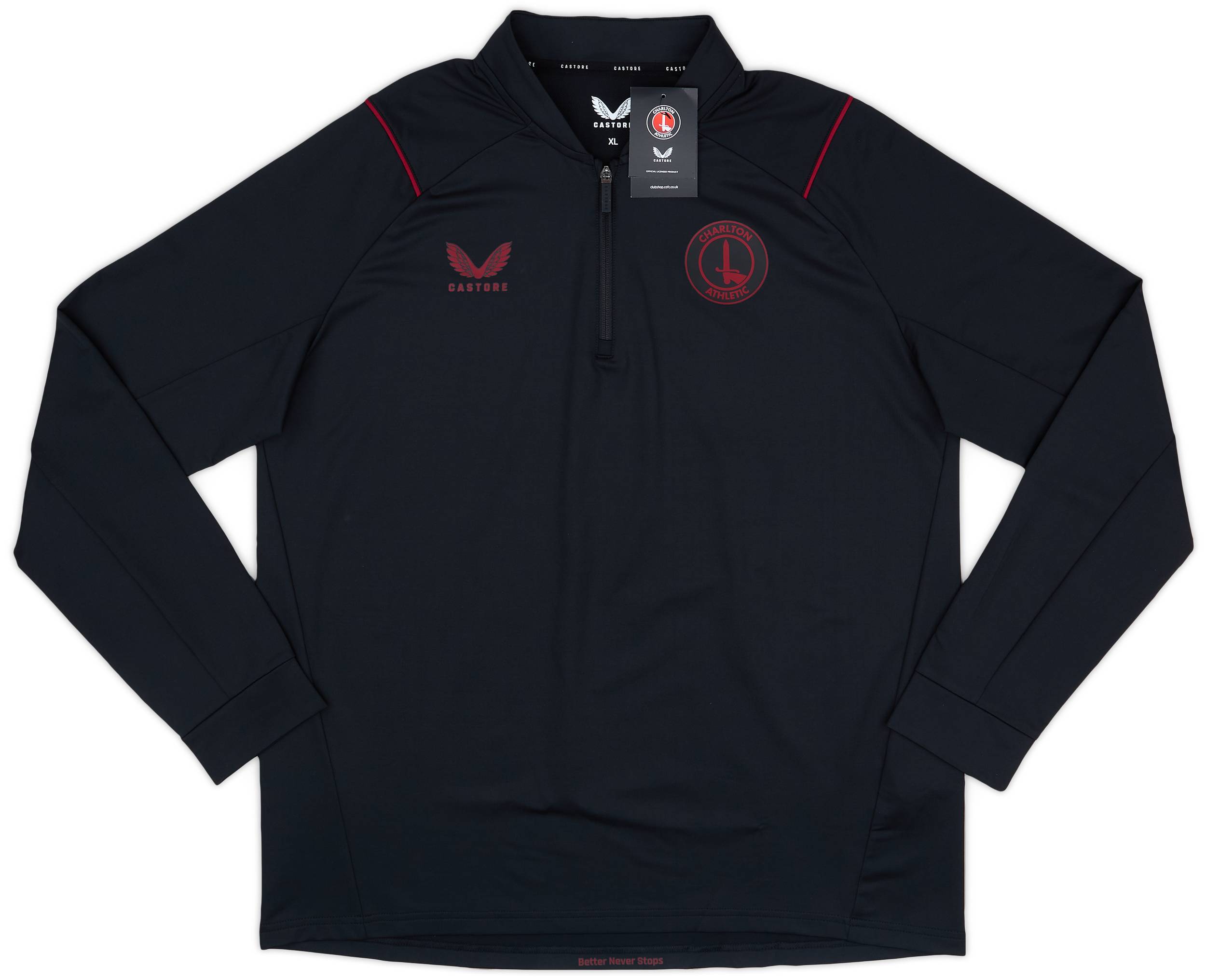 2022-23 Charlton Castore 1/4 Zip Training Top (XL)