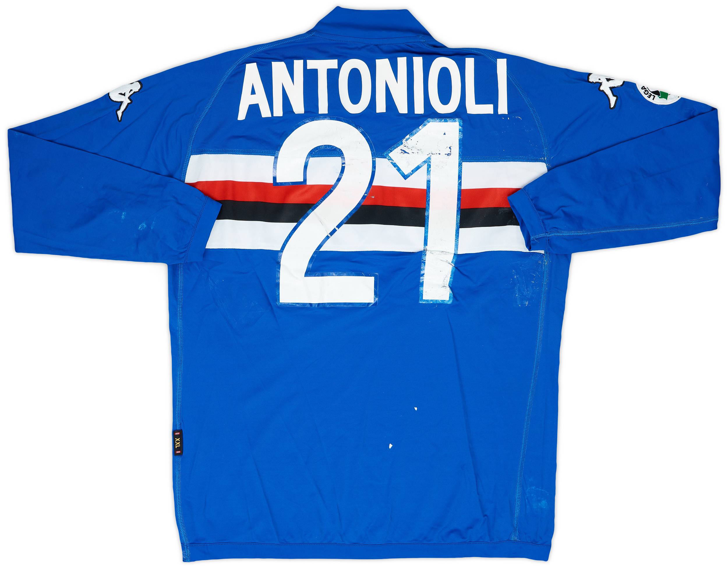 2004-05 Sampdoria Match Issue GK/Home Shirt Antonioli #21