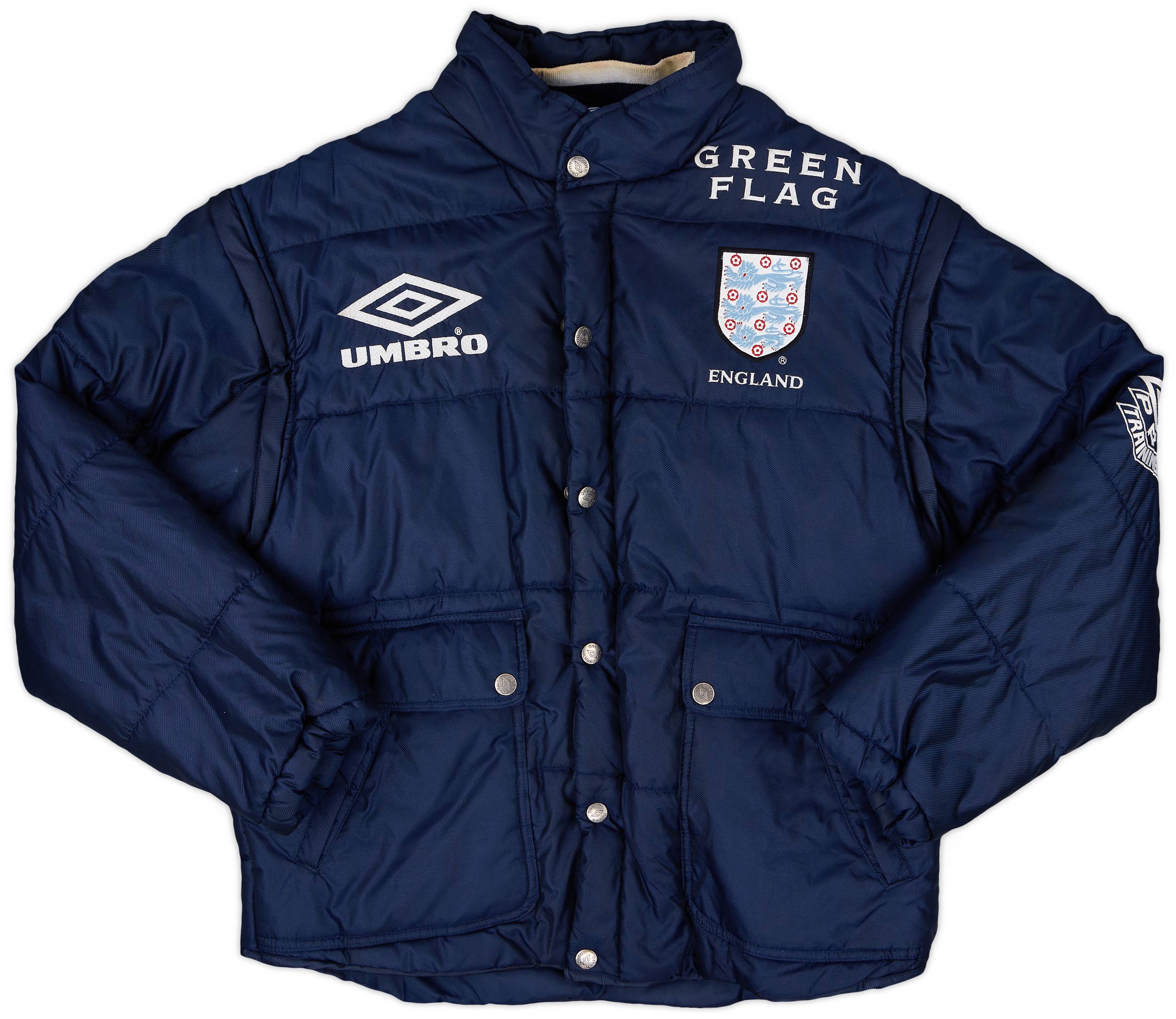 1998-00 England Umbro Padded Bench Coat - 7/10 - (M)