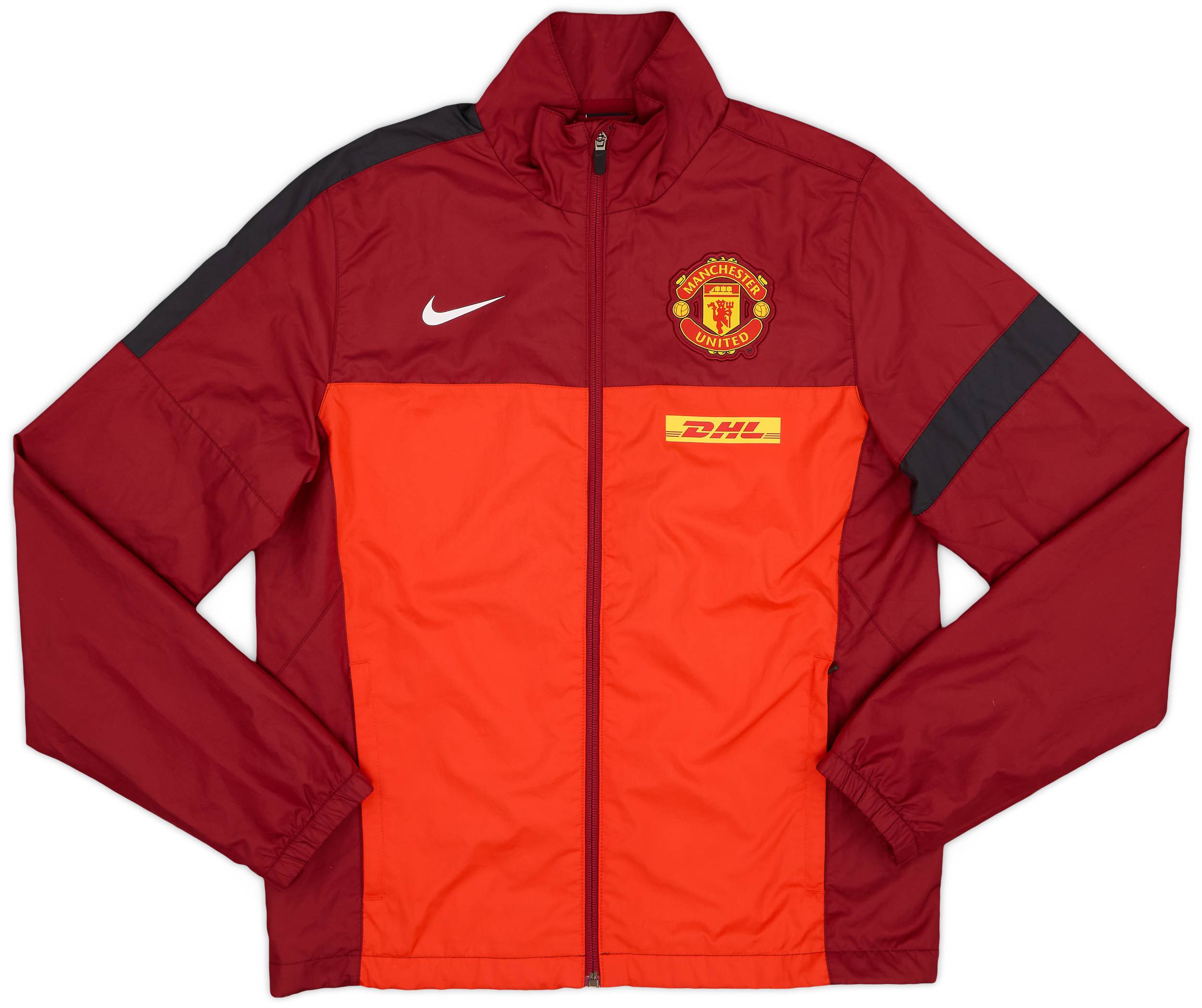 2013-14 Manchester United Nike Track Jacket - 10/10 - (S)