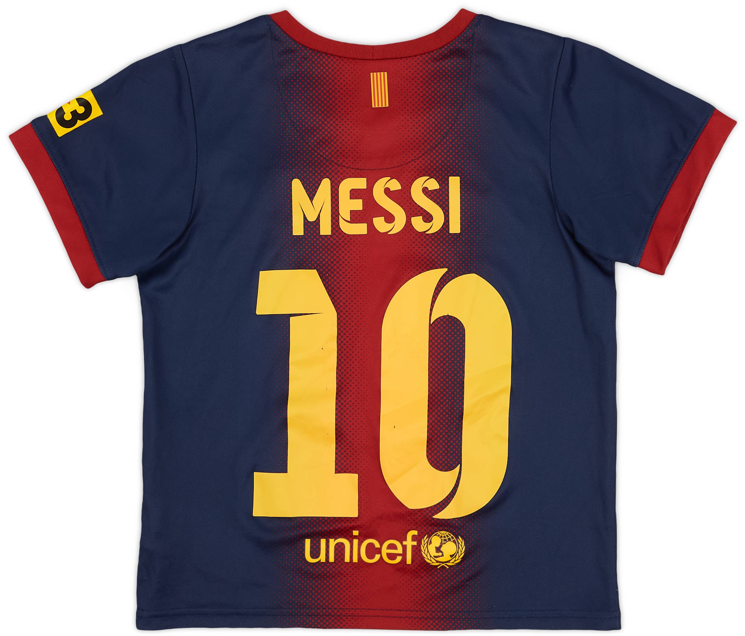 2012-13 Barcelona Home Shirt Messi #10 - 8/10 - (5-6Y)