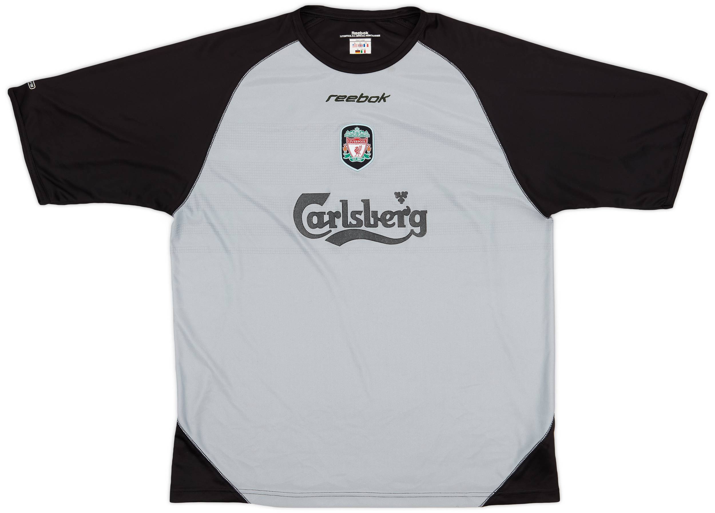 2002-03 Liverpool Reebok Training Shirt - 7/10 - (XL)