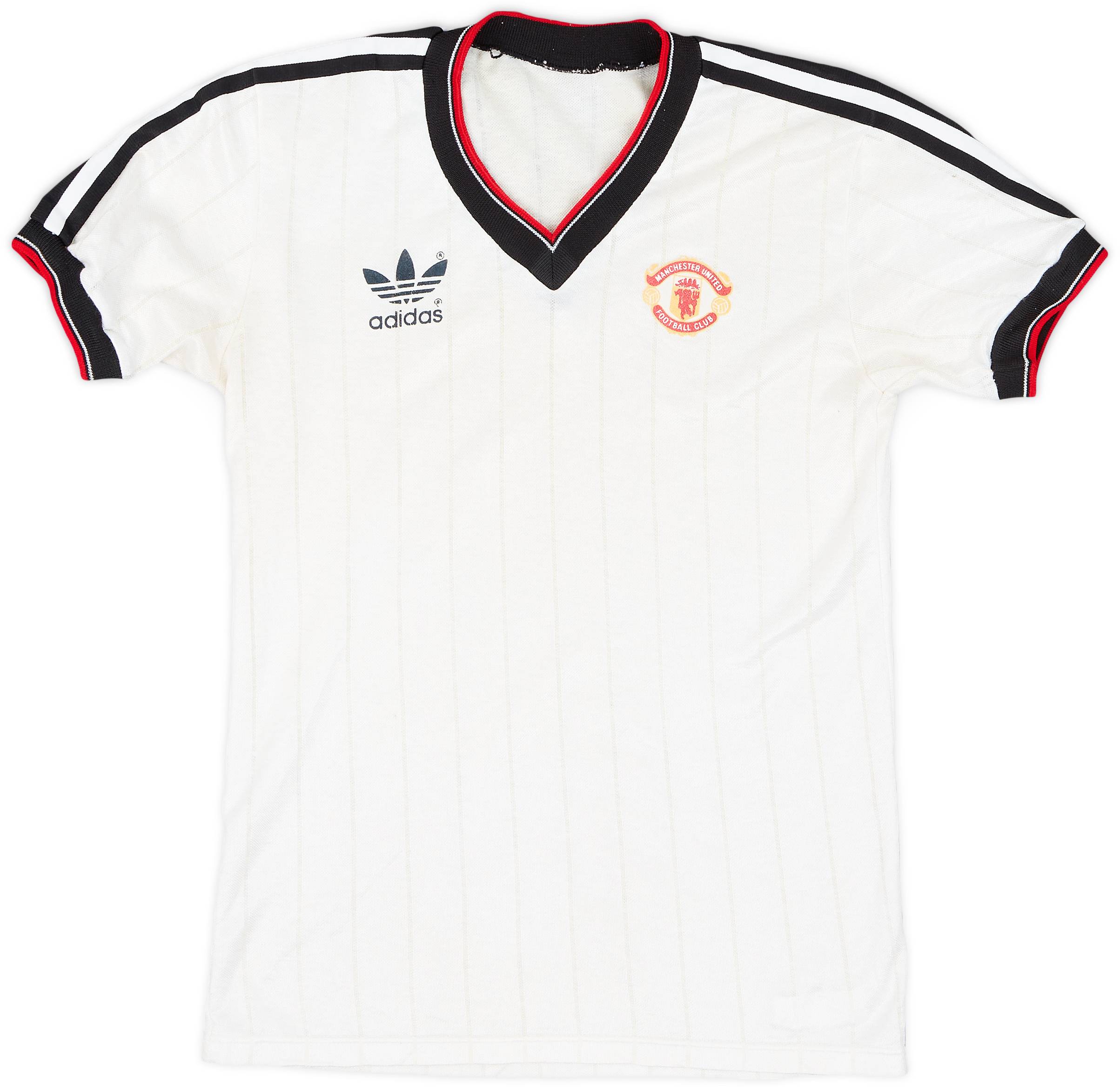 1982-84 Manchester United Away Shirt - 8/10 - (L.Boys)