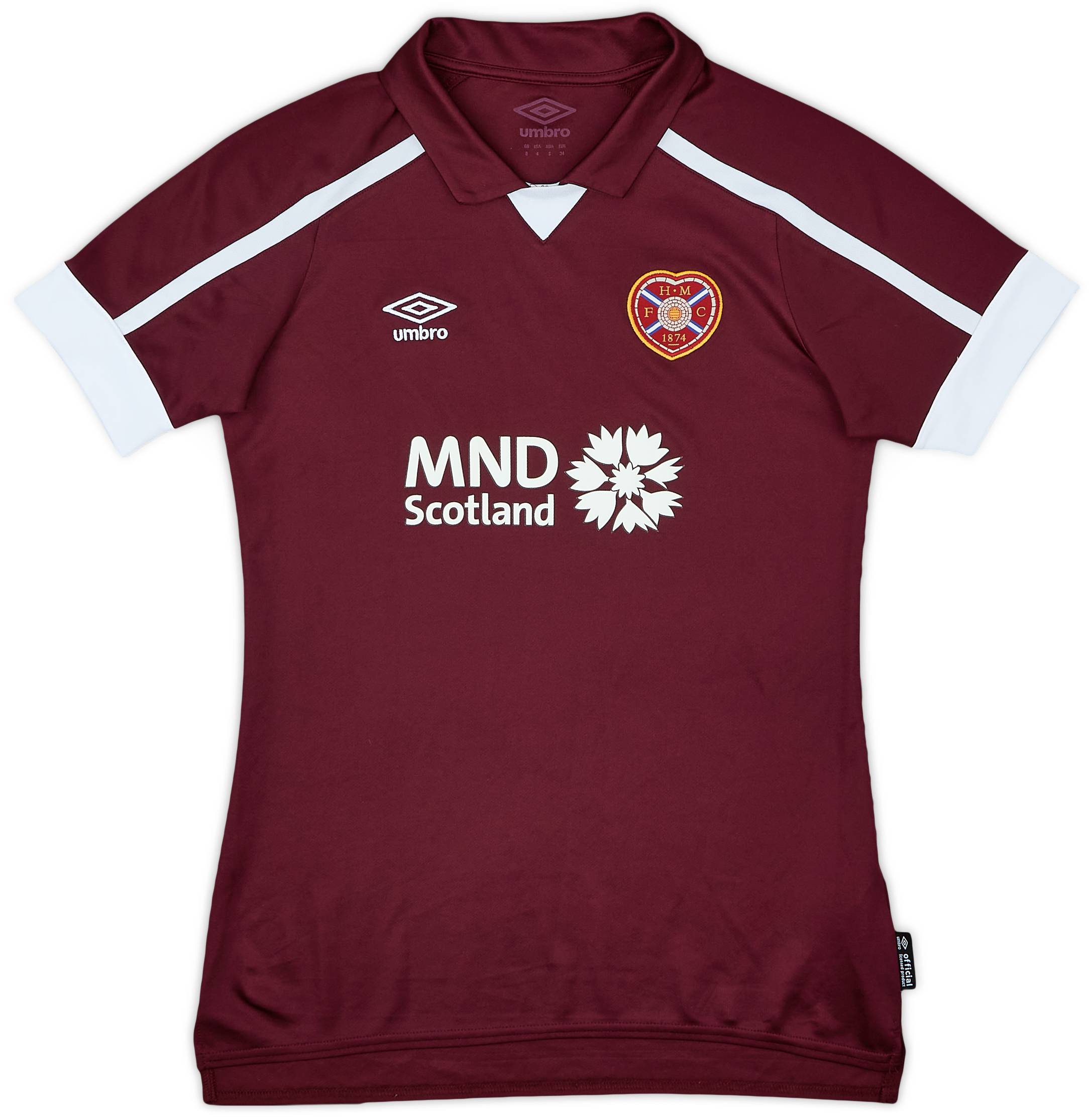 2021-22 Hearts Home Shirt - 9/10 - (Women's S)