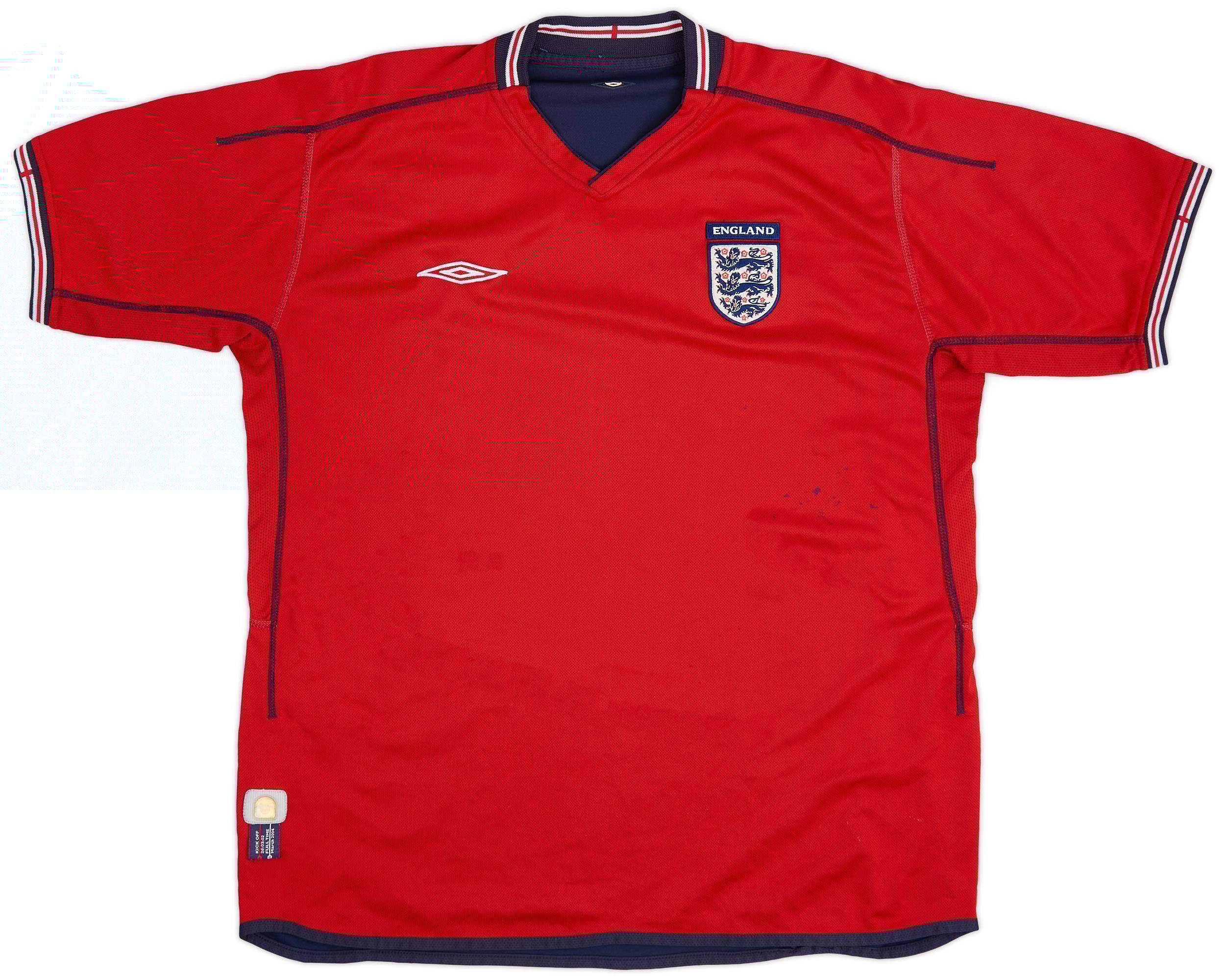 2002-04 England Away Shirt - 4/10 - (XXL)