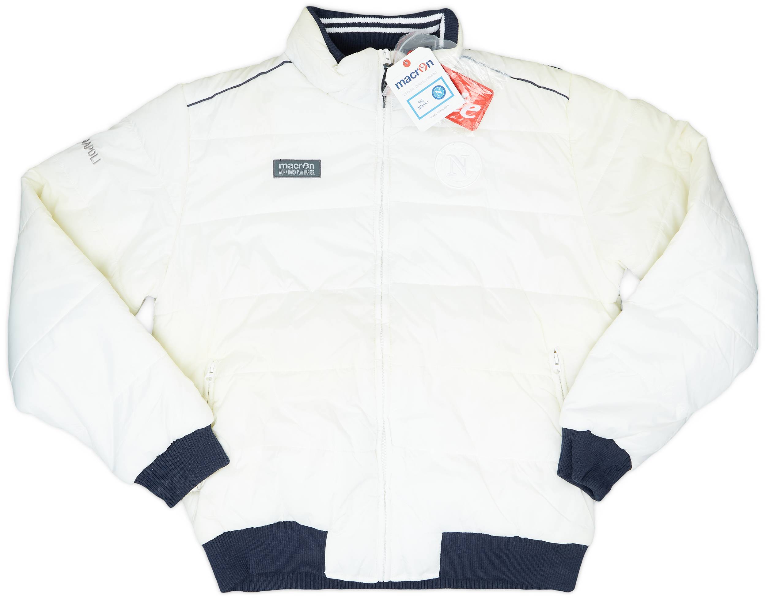 2011-12 Napoli Macron Padded Bench Coat (XXL)