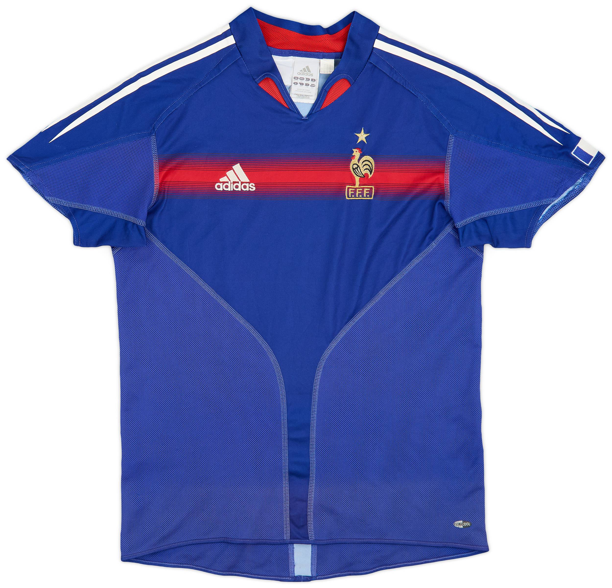 2004-06 France Home Shirt - 9/10 - (XL.Boys)