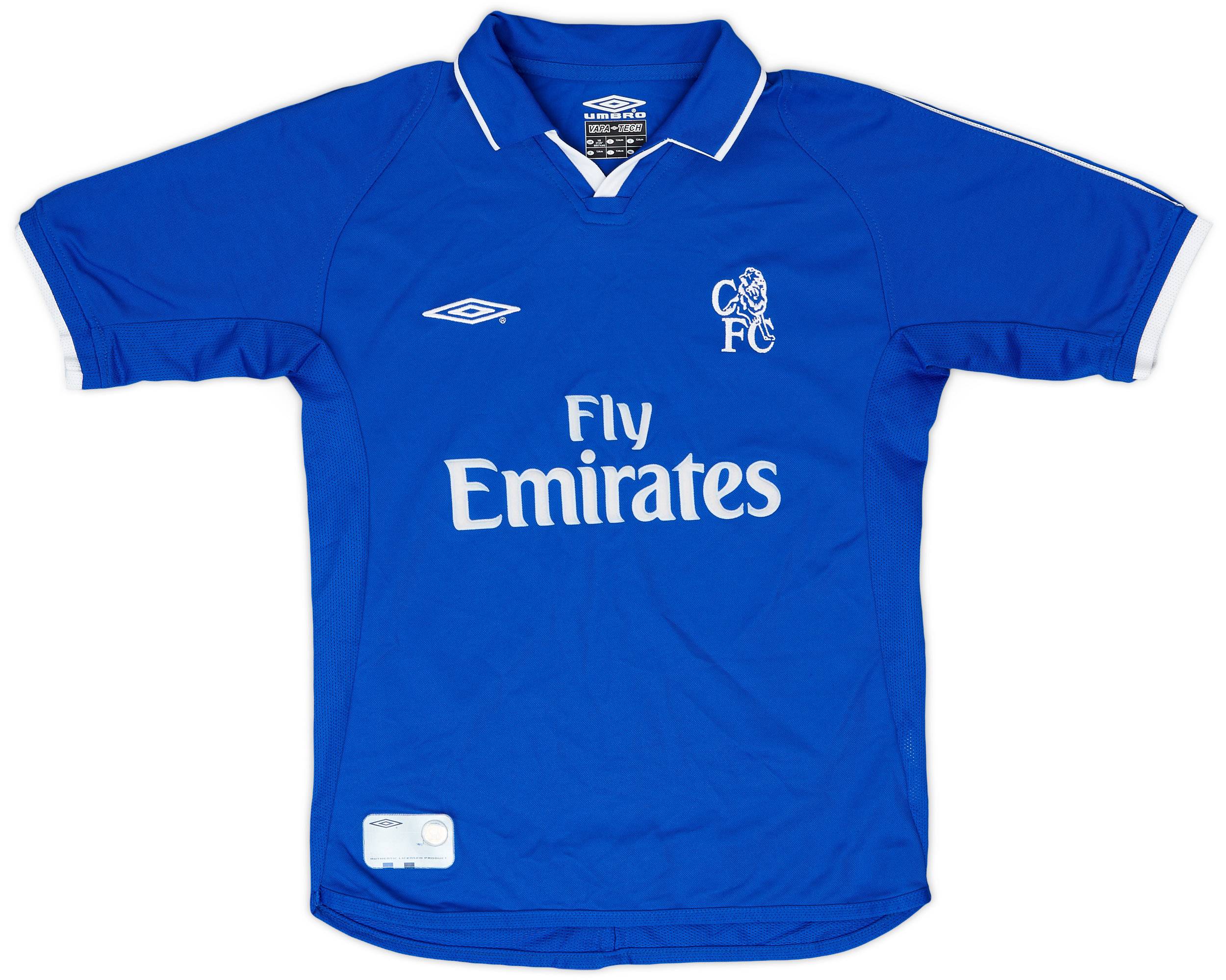 2001-03 Chelsea Home Shirt - 8/10 - (S.Boys)