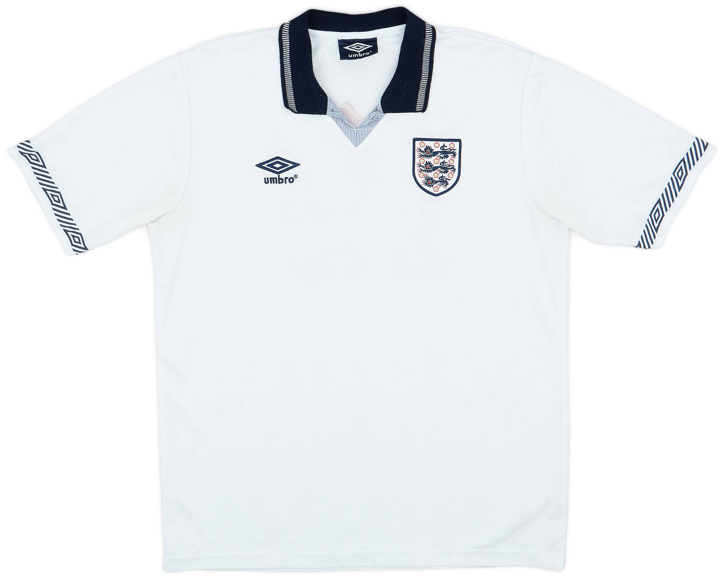 2002 England Umbro Retro 1990-92 Home Shirt #19 - 6/10 - (L)